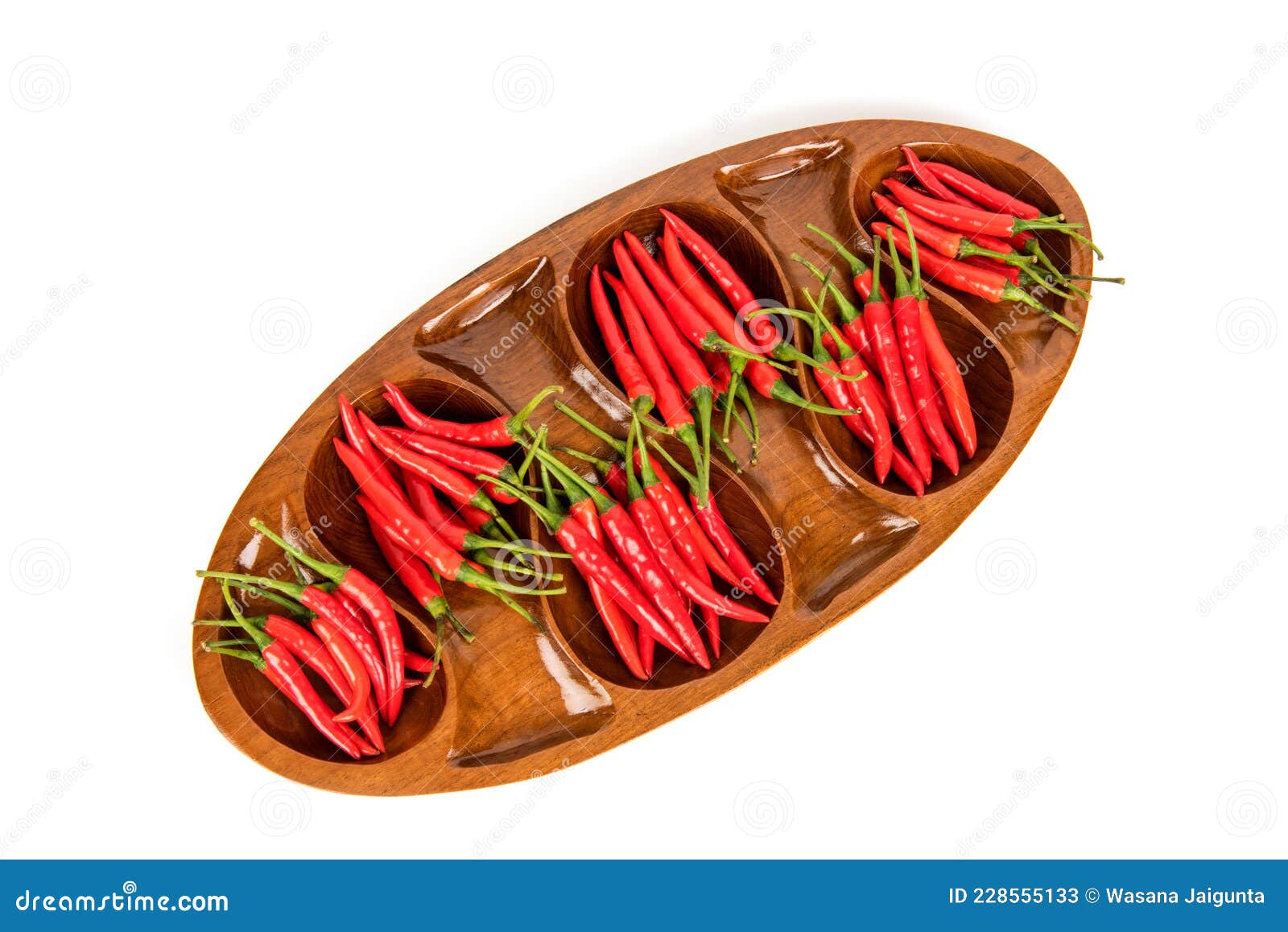 Fresh Red Chilli Isolated on White Surface.top View,flat Lay Stock ...