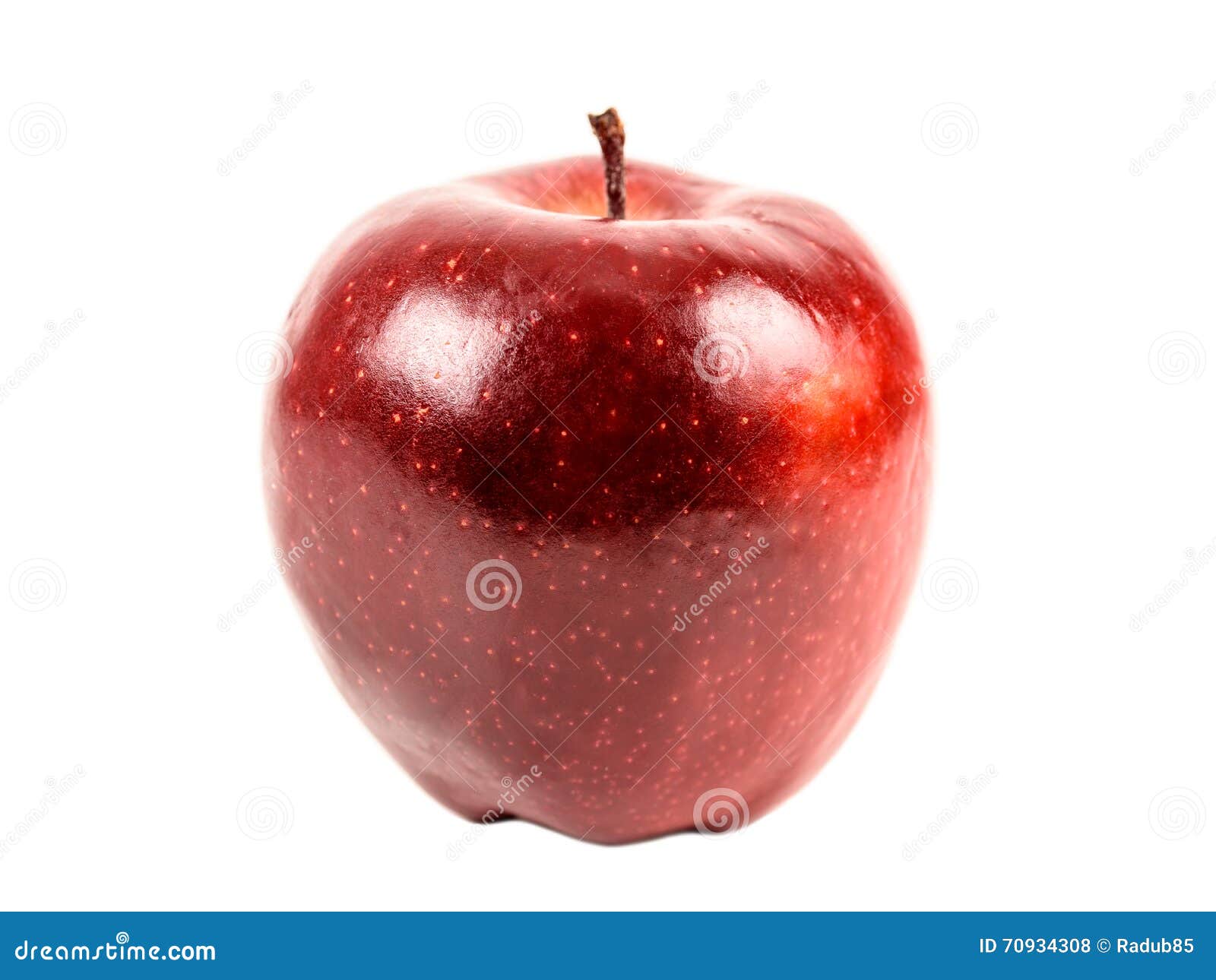 Fresh Red Delicious Apple Isolated Stock Photo - Image of health, ripe ...