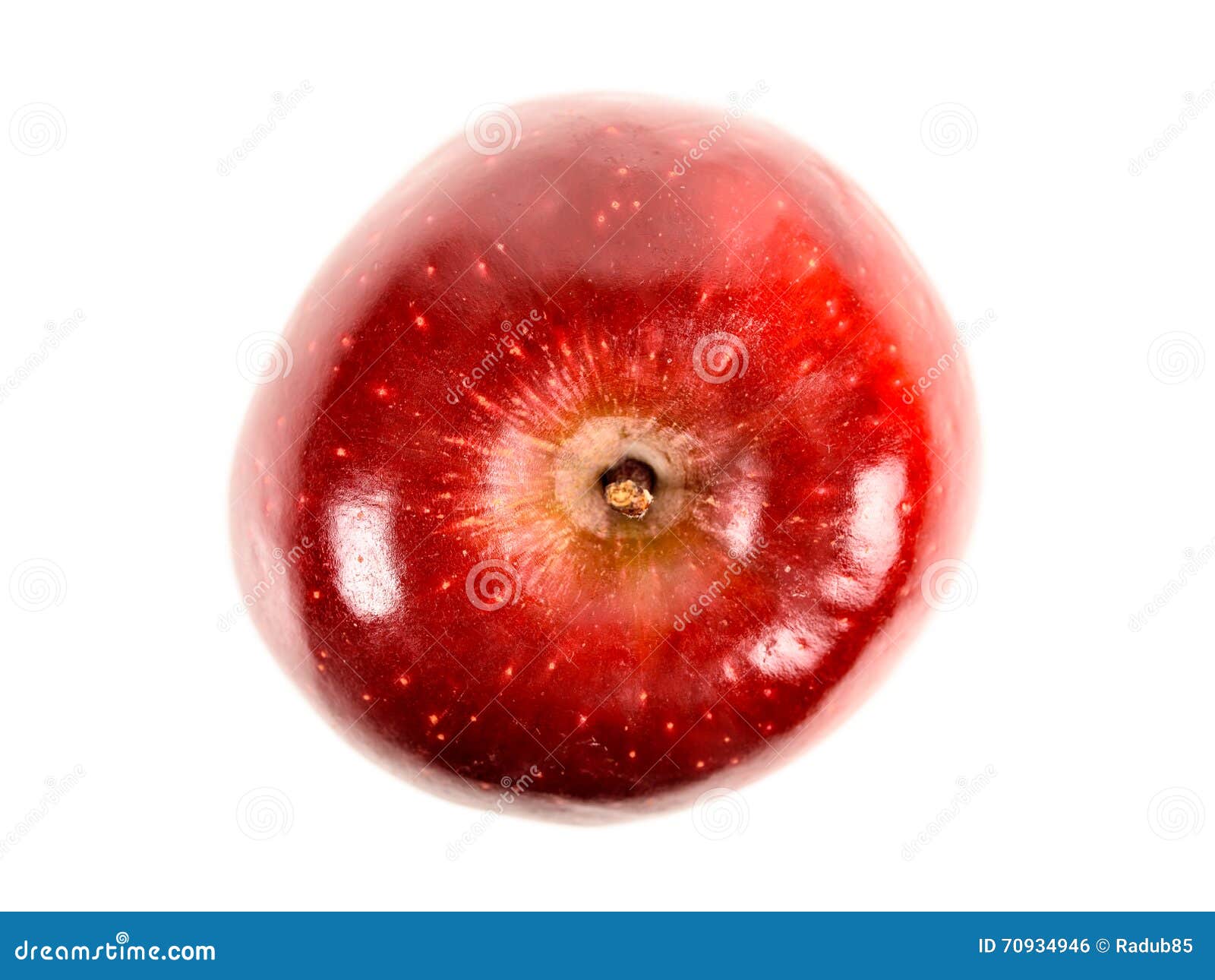 Fresh Red Delicious Apple Isolated Stock Photo - Image of organic ...