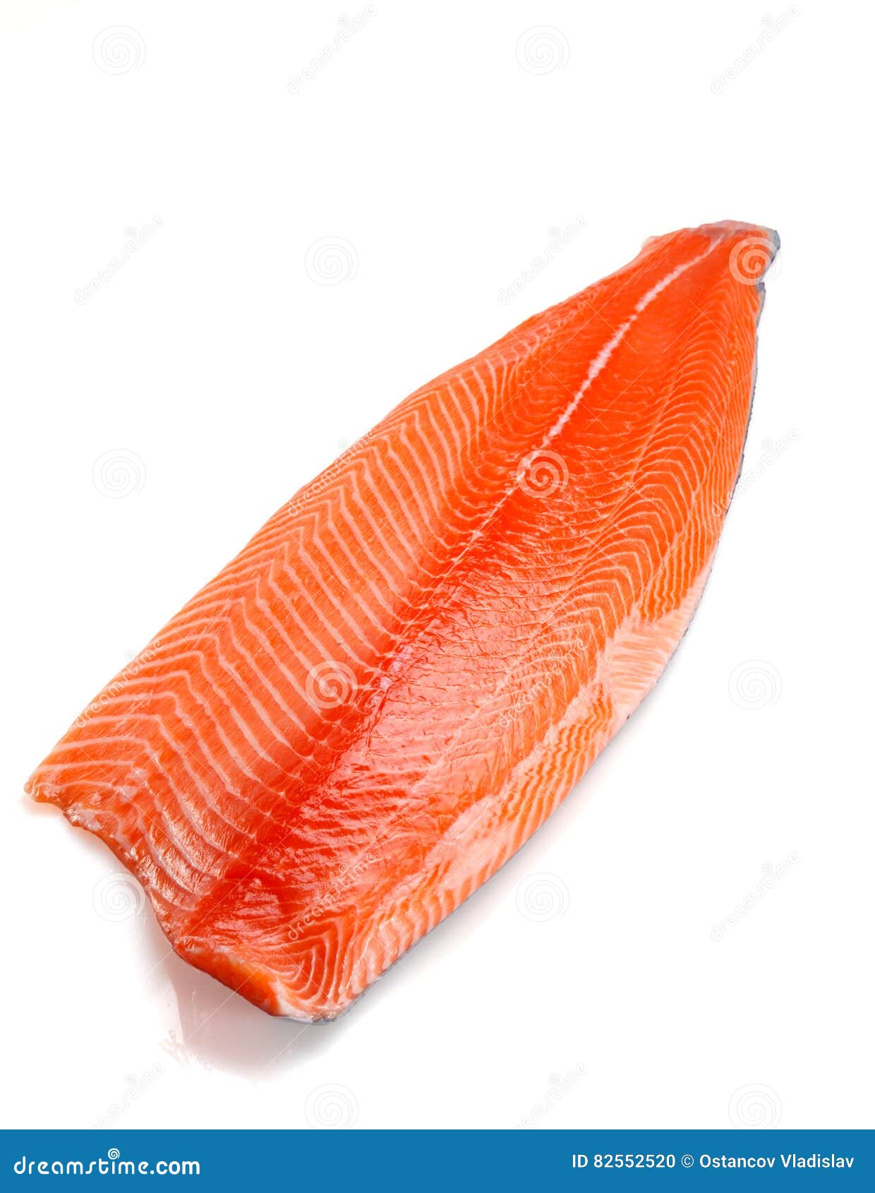 Fresh Red Fish Salmon Fillet Stock Photo - Image of orange, meal: 82552520