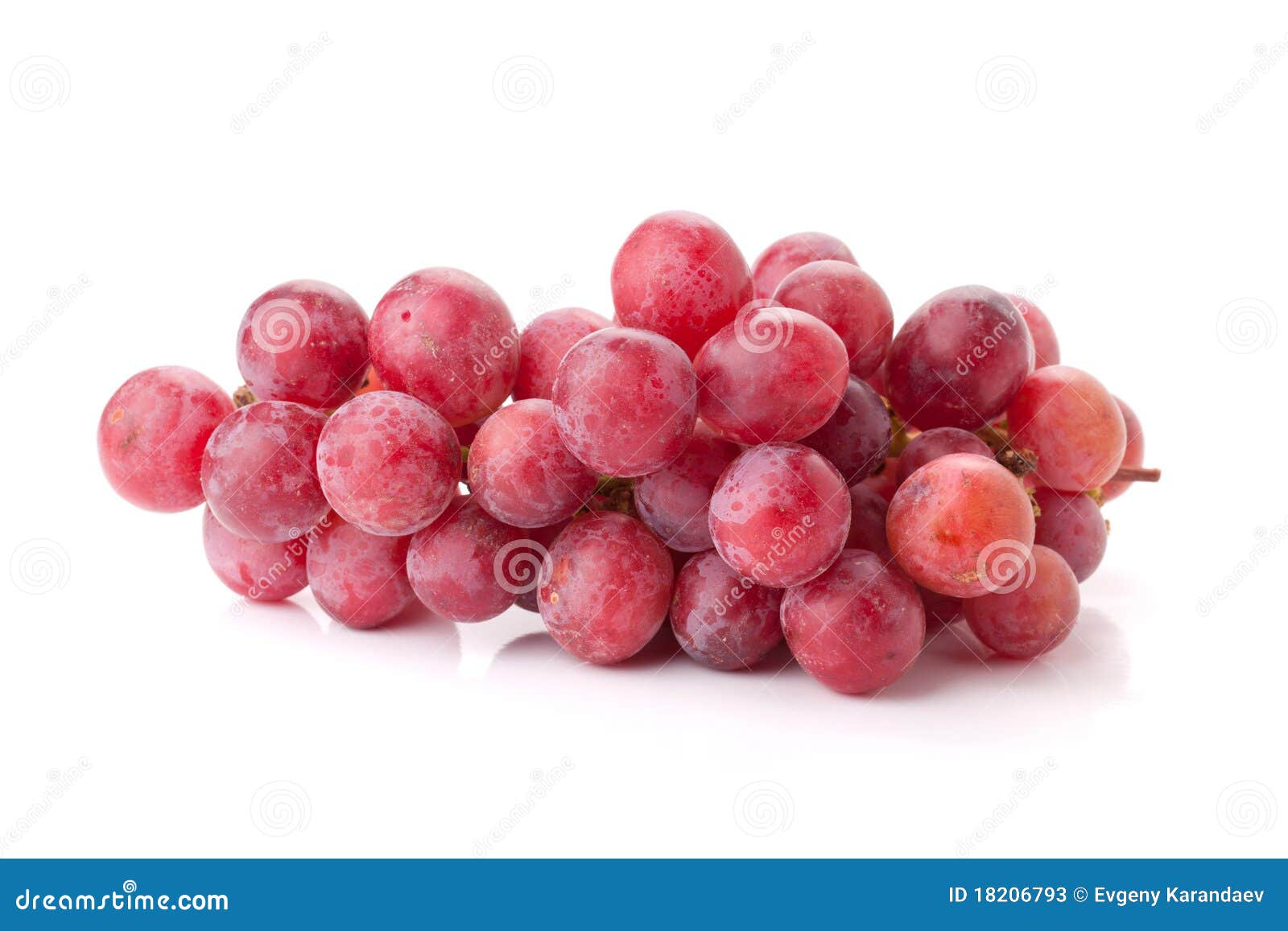 Fresh red grapes branch stock image. Image of bunch, autumn - 18206793