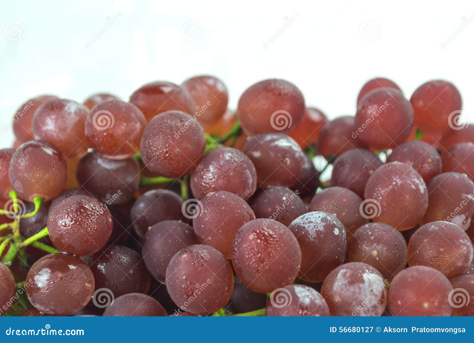 Fresh red grapes stock image. Image of vegetarian, close - 56680127