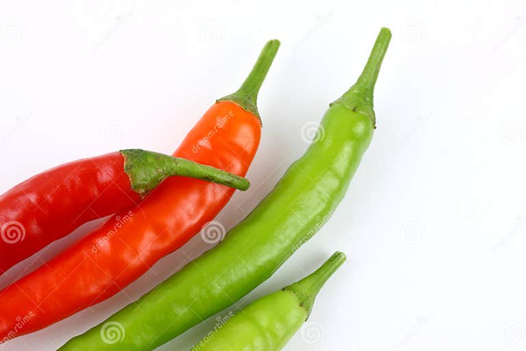Fresh Red and Green Chillies Stock Image - Image of fresh, plant: 8726709