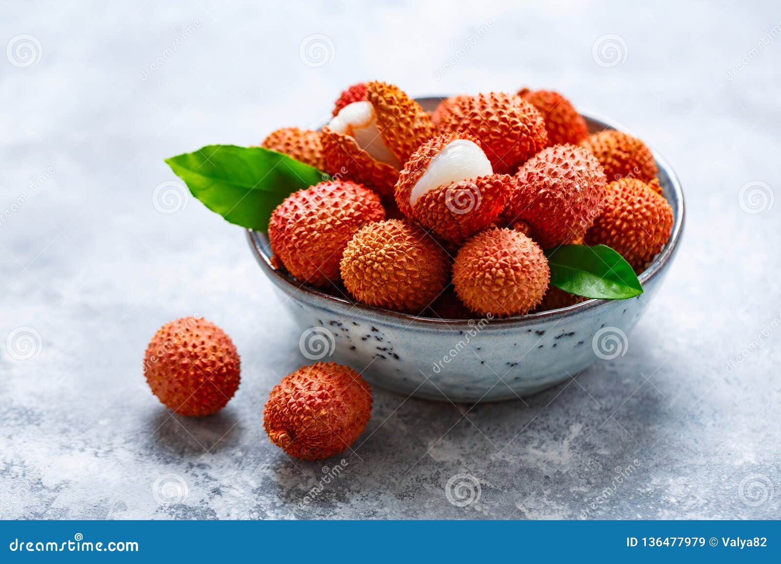 Fresh red lychee fruits stock image. Image of group - 136477979