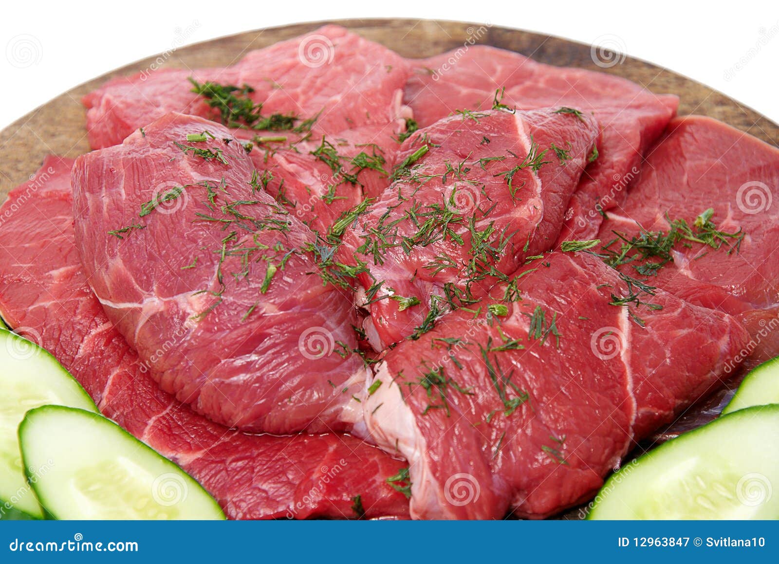 Fresh red meat stock image. Image of muscle, dinner, protein - 12963847