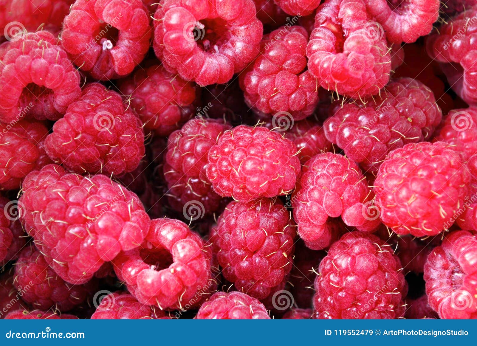 Fresh Red Natural Raspberry Background Stock Image - Image of mellow ...