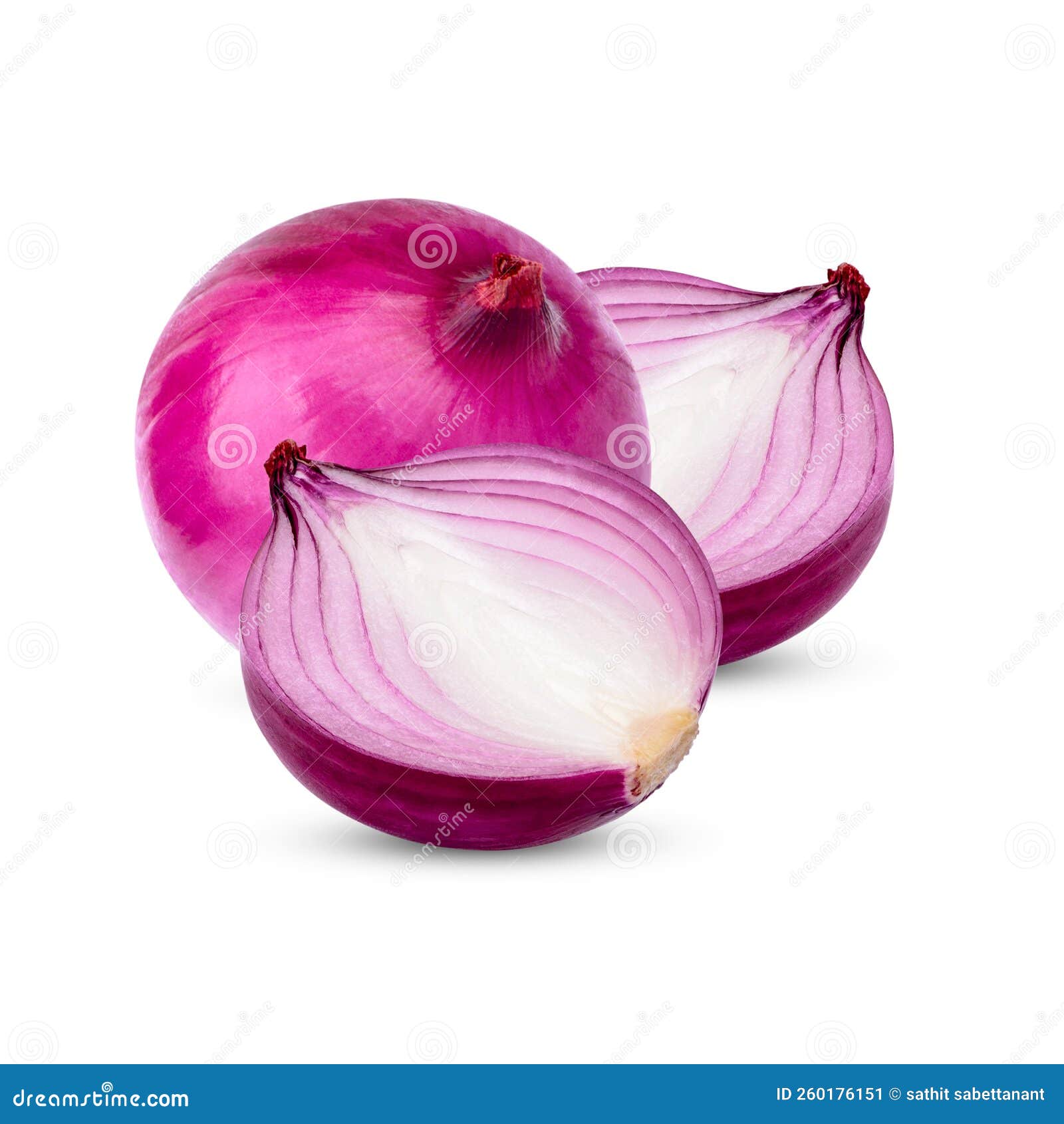 Fresh Red Onion Isolated on White Background Stock Image - Image of ...