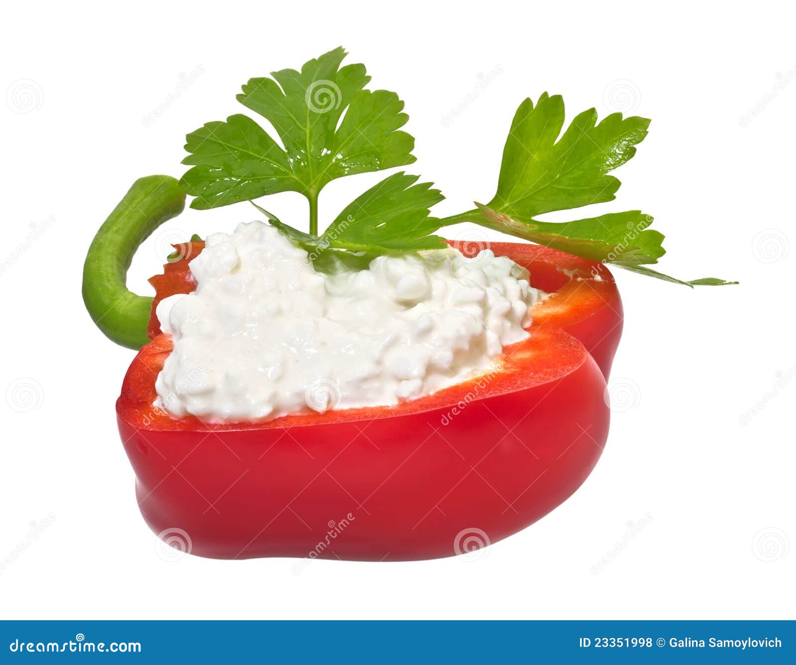 Fresh red paprika stock photo. Image of cheese, food - 23351998