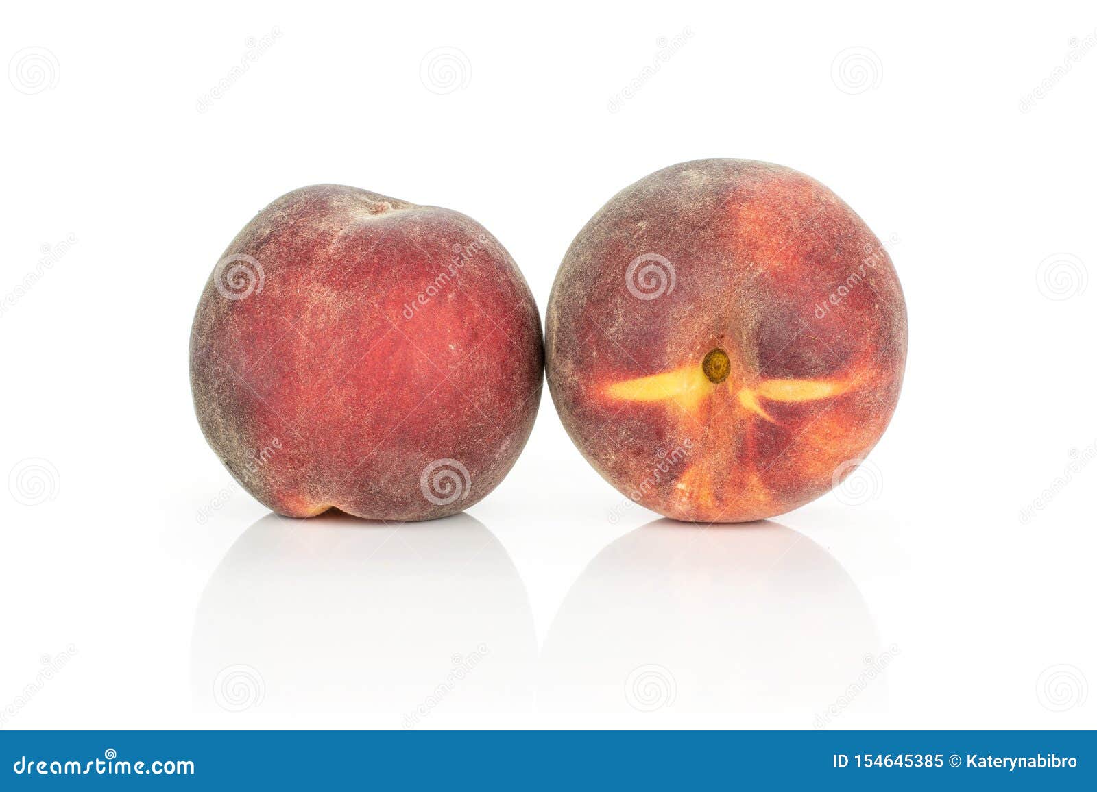 Fresh Red Peach Isolated on White Stock Image - Image of isolated ...