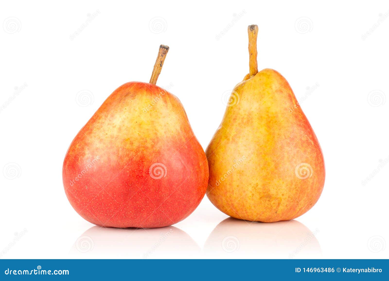 Fresh Red Pear Isolated on White Stock Photo - Image of light, blush ...