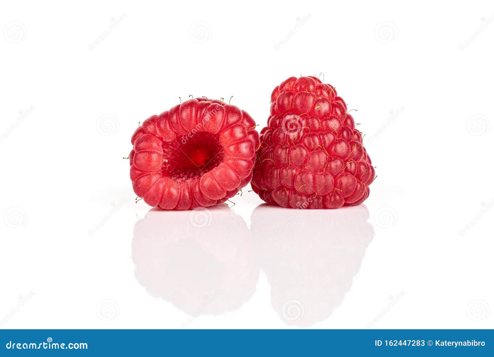 Fresh Red Raspberry Isolated on White Stock Image - Image of excellent ...
