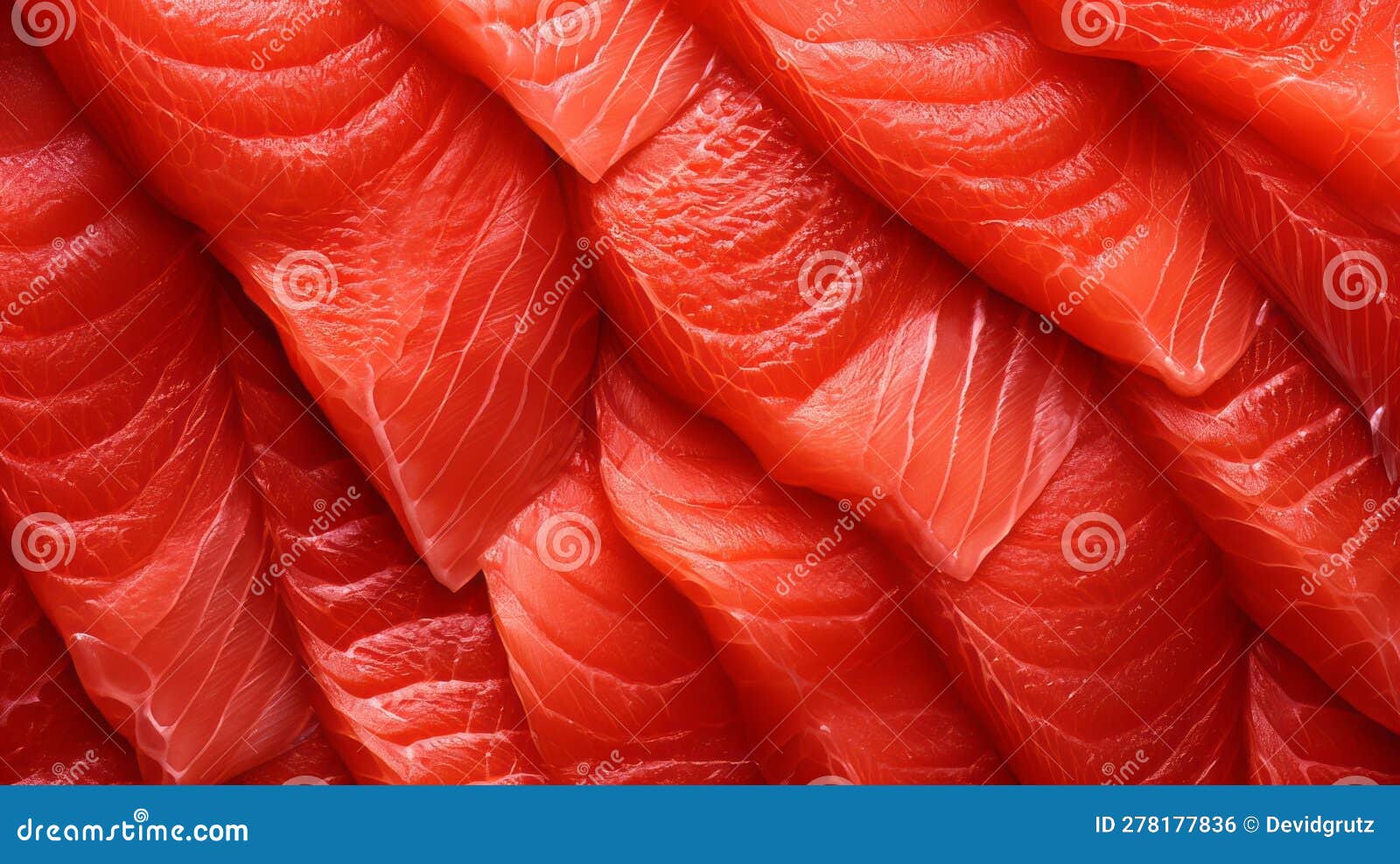 Fresh Red Salmon Texture. Generative AI Stock Illustration ...
