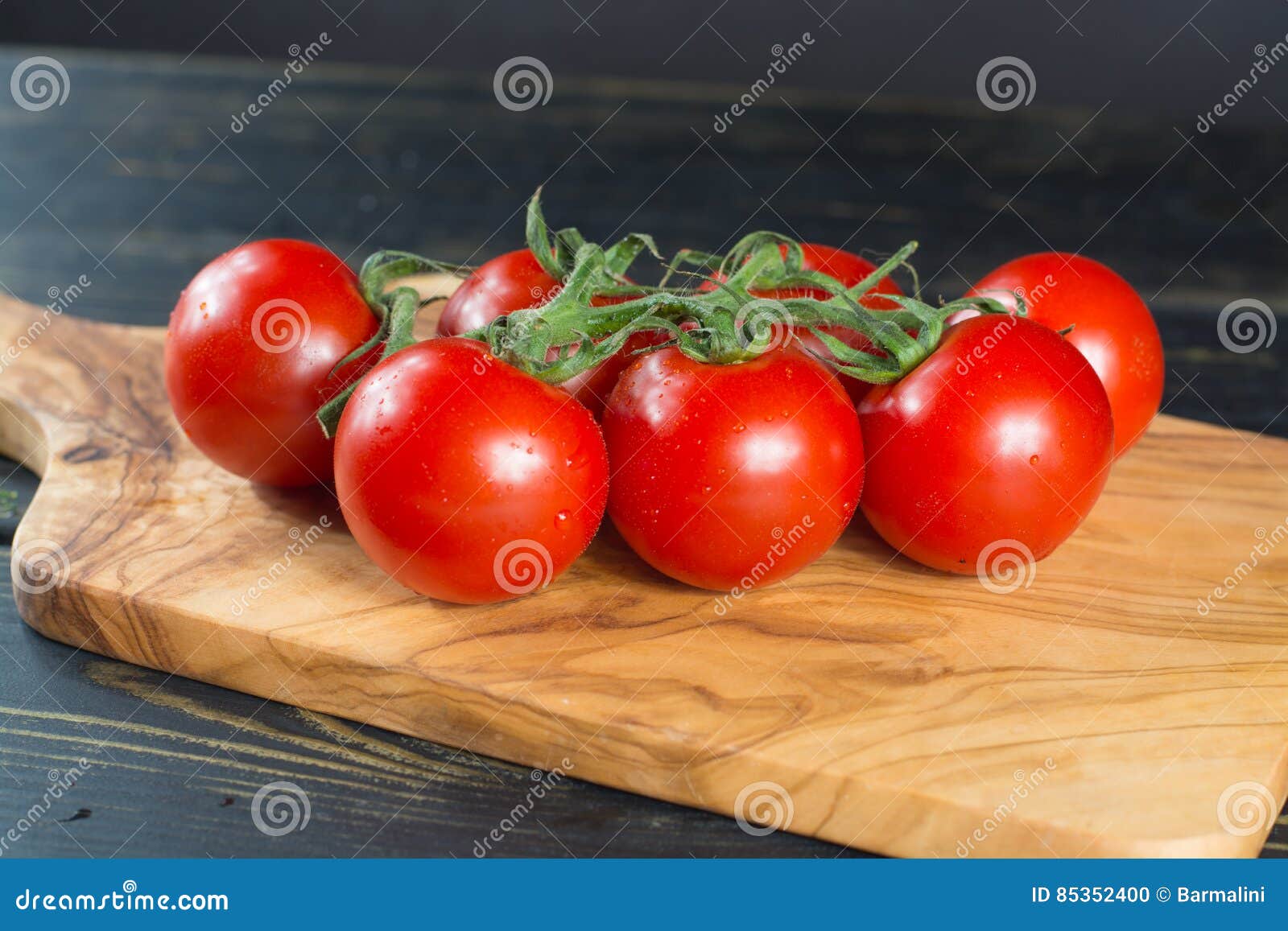 Fresh Red Small Tomatoes Ready To Eat Stock Photo - Image of organic ...