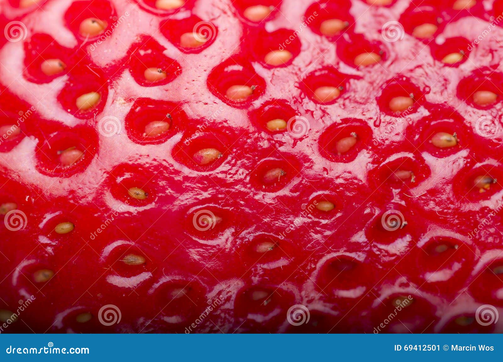 Fresh Red Strawberry Texture Close Up, Macro Stock Image - Image of ...