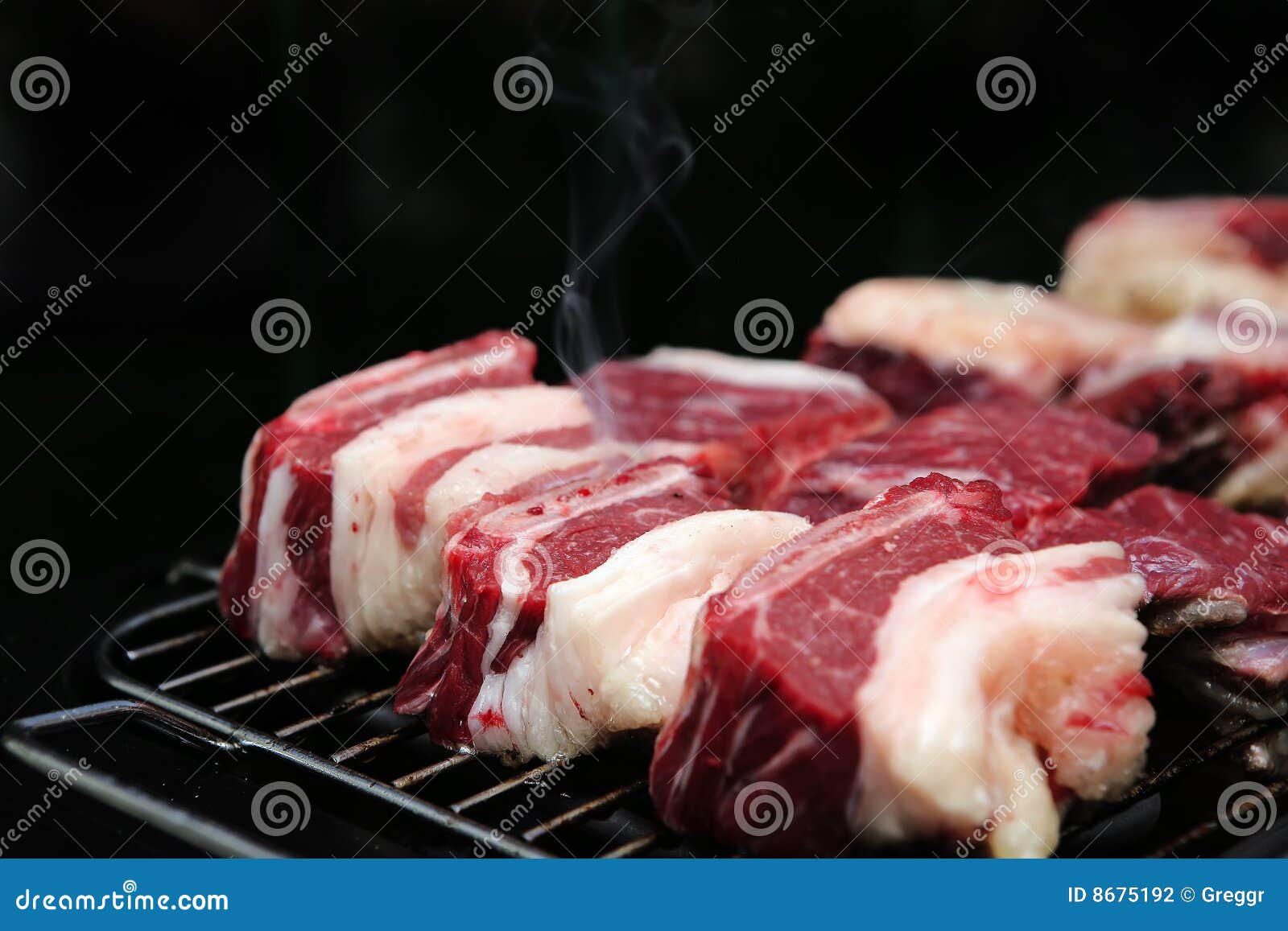 Fresh Red Uncooked Cuts of Meat Stock Photo - Image of market, lunch ...