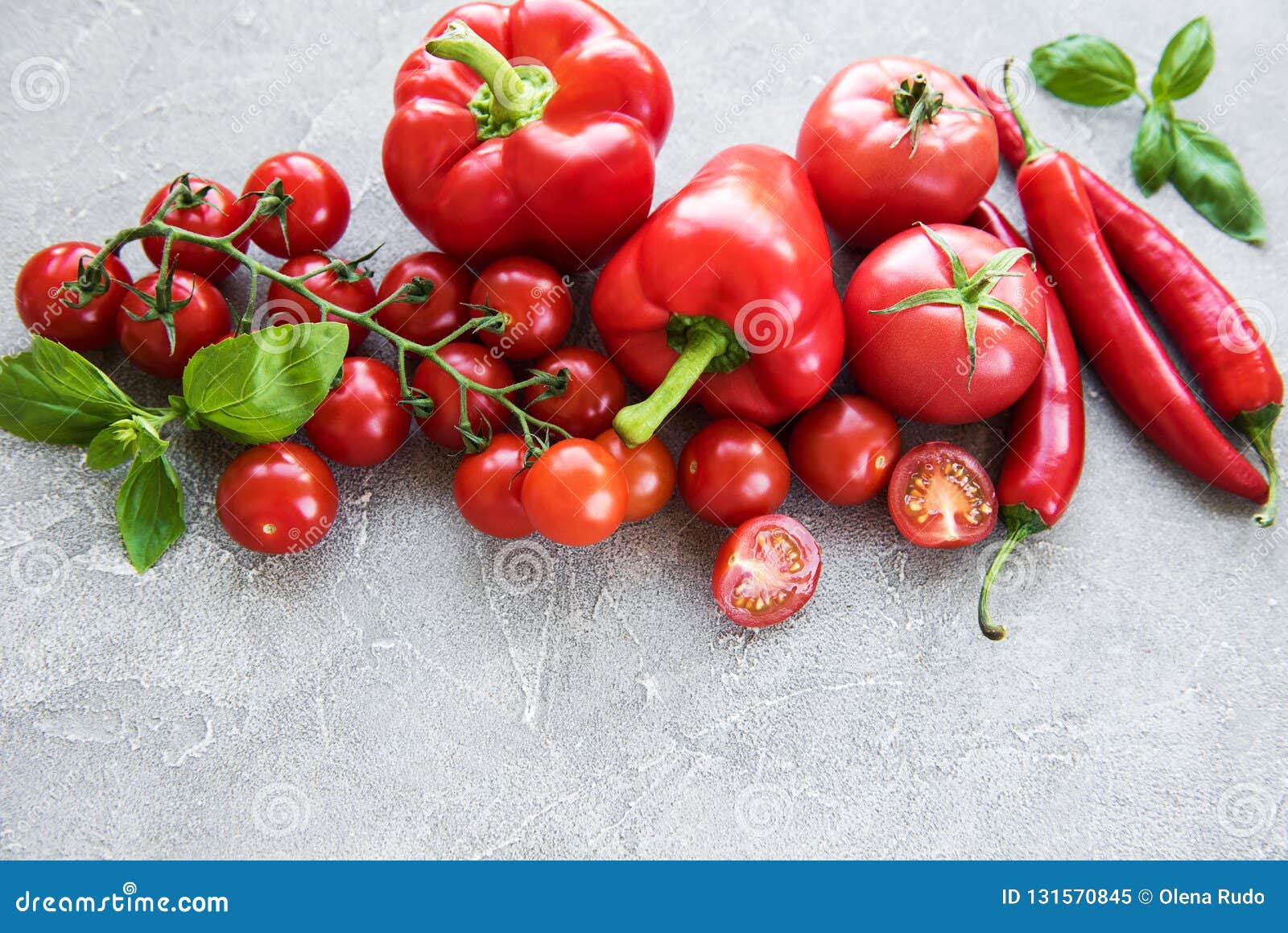 Fresh red vegetables stock image. Image of peppers, ingredient - 131570845