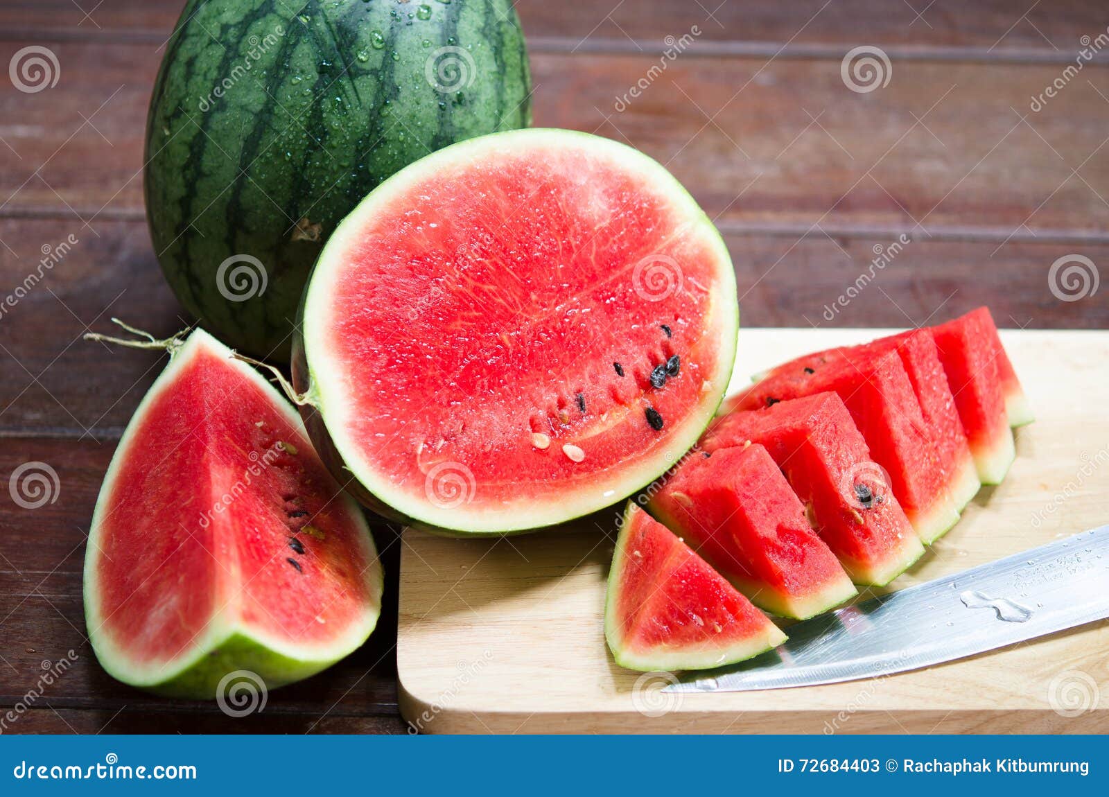 Fresh Red Watermelon Ready To Eat Stock Image - Image of food ...