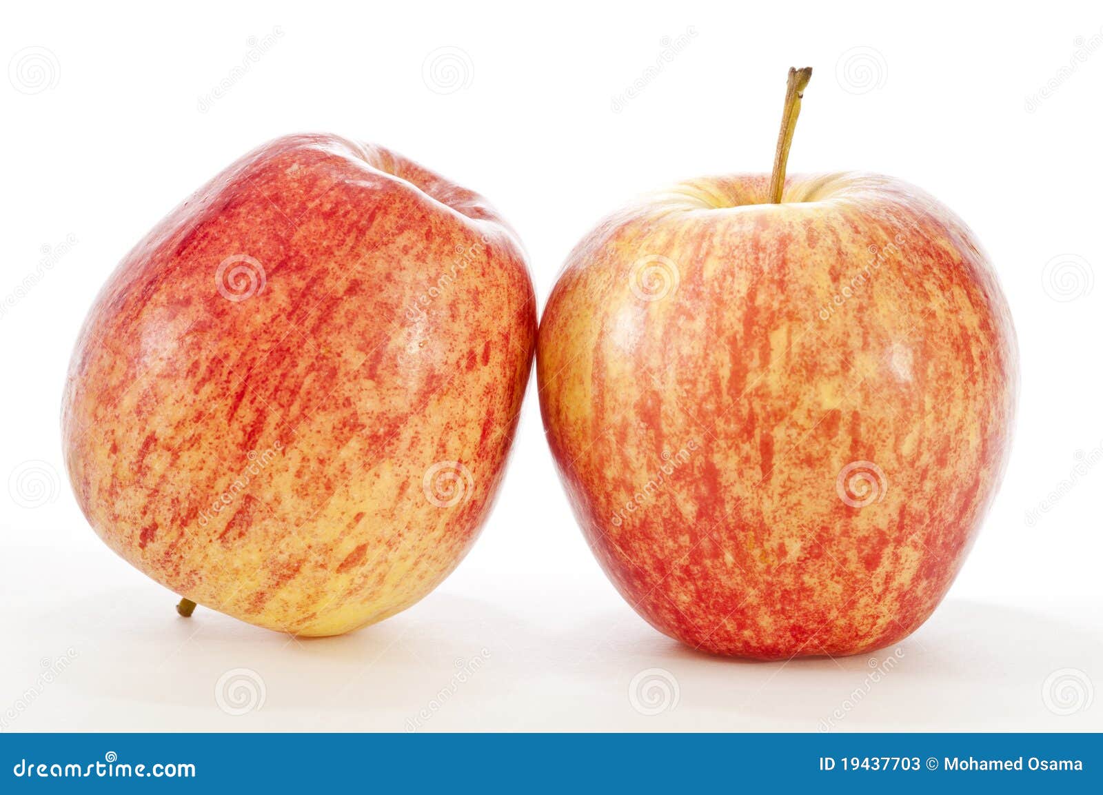 Fresh Red Yellow Apples stock image. Image of delicious - 19437703
