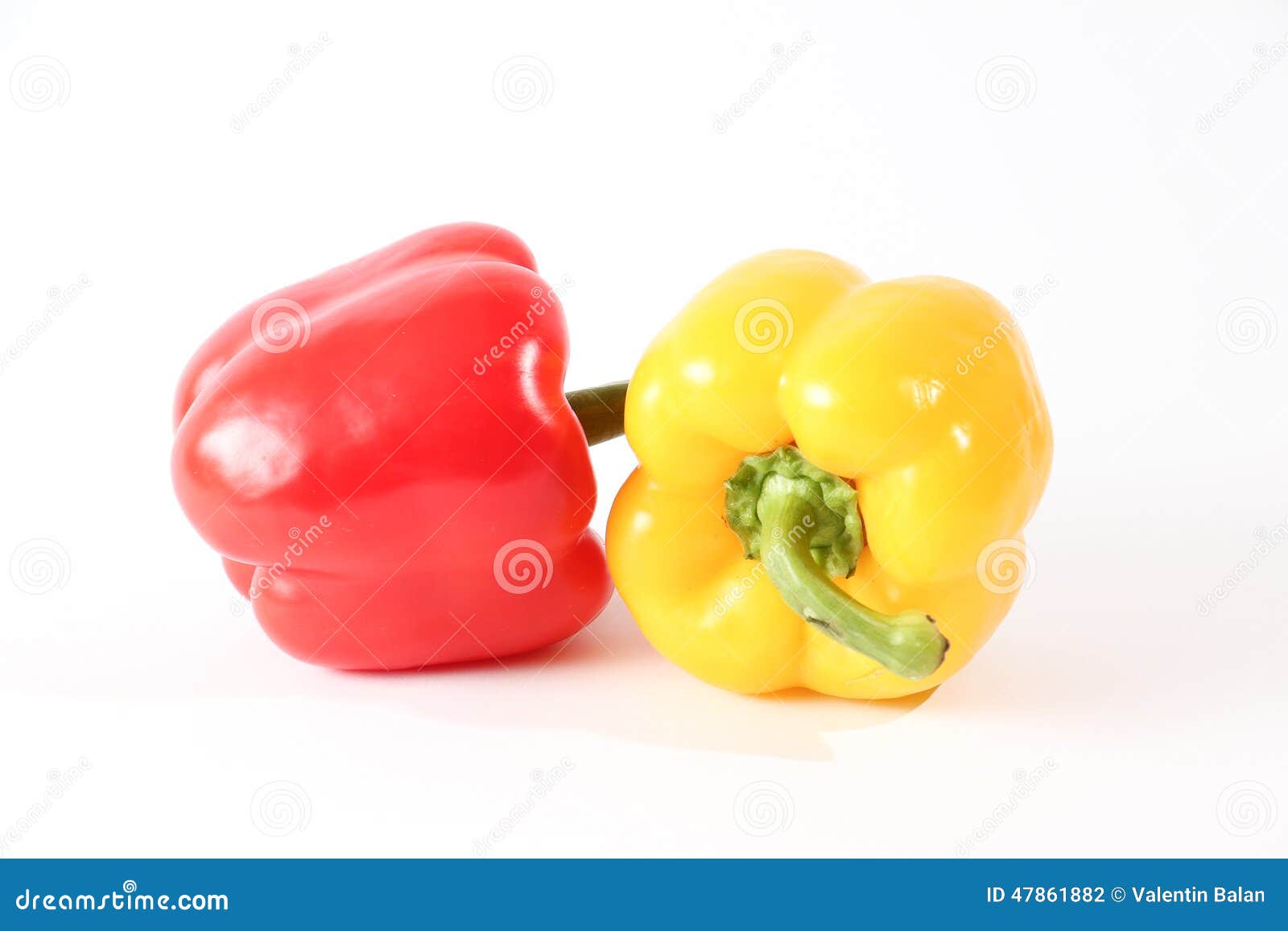 Fresh Red and Yellow Capsicum Stock Photo - Image of gourmet, cooking ...