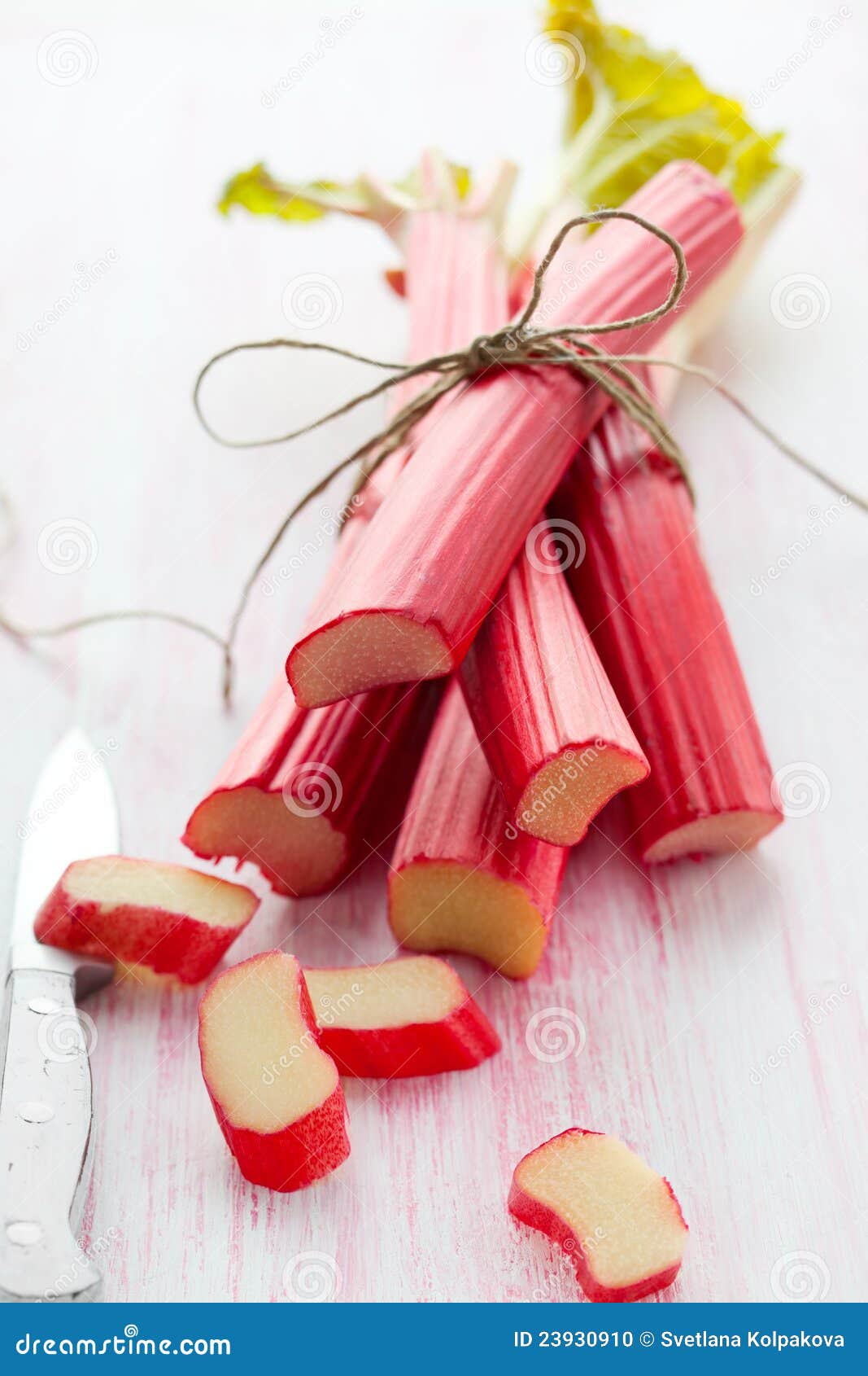Fresh rhubarb stock photo. Image of sweet, product, rhubarb - 23930910