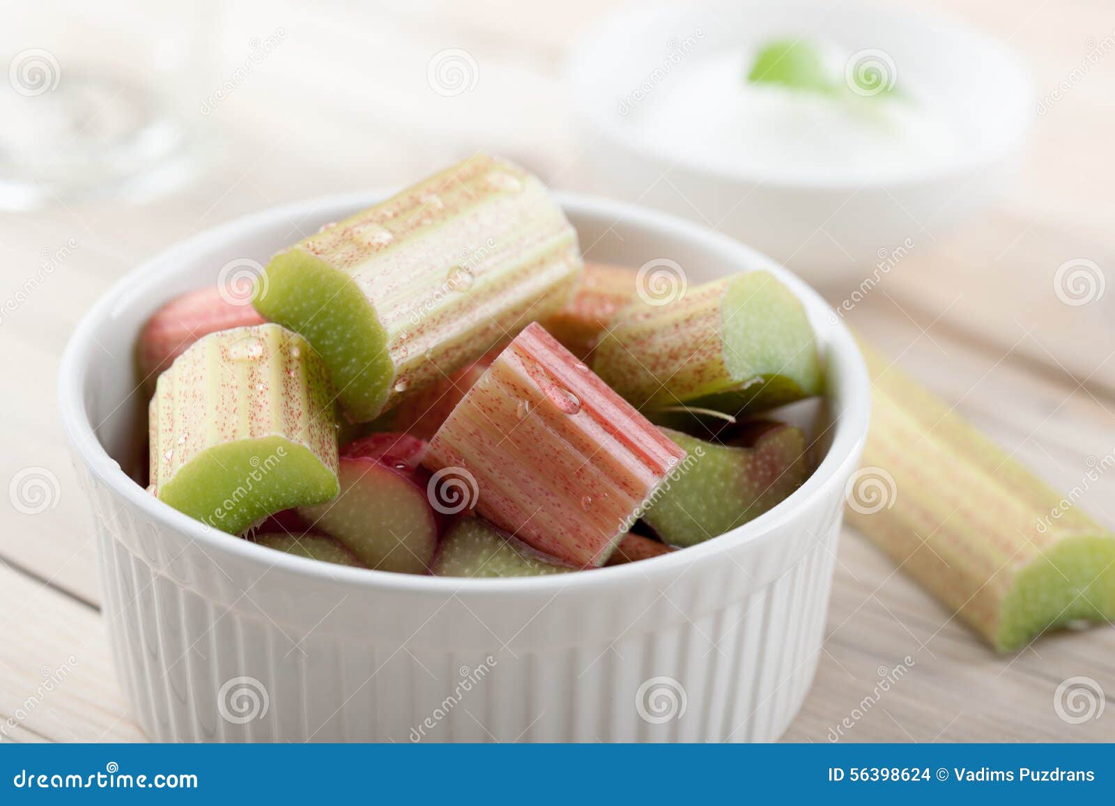 Fresh rhubarb stock photo. Image of sugar, vertical, fresh - 56398624