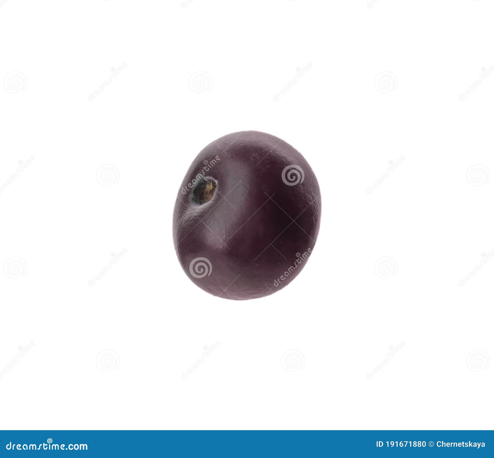 Fresh Ripe Acai Berry Isolated Stock Photo - Image of assai, ripe ...