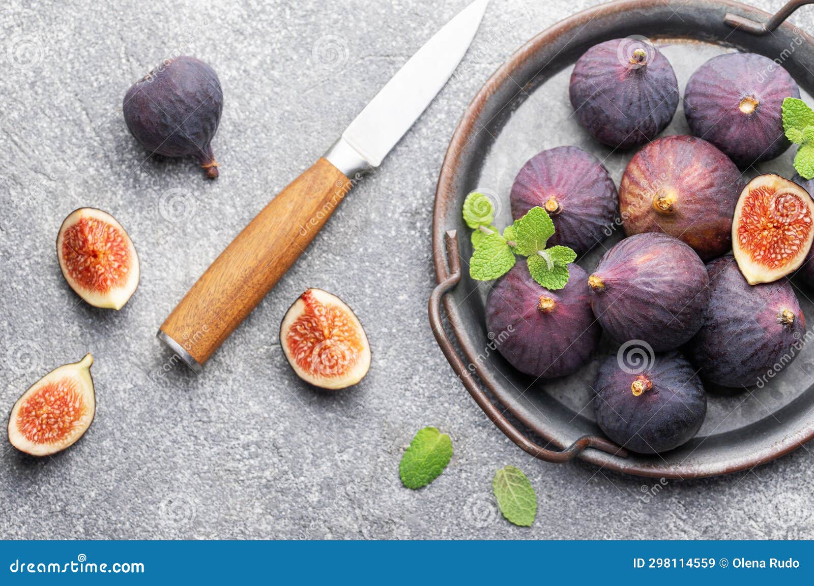 Fresh ripe figs stock image. Image of slice, natural - 298114559