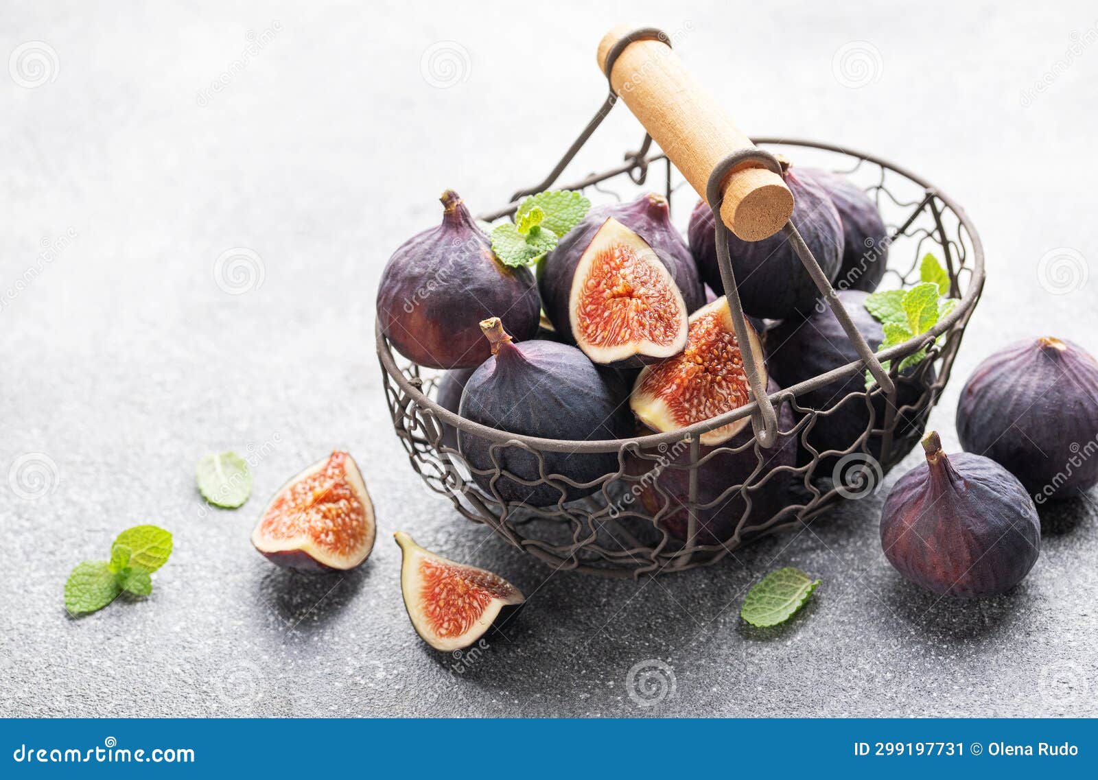 Fresh ripe figs stock image. Image of tasty, juicy, view - 299197731