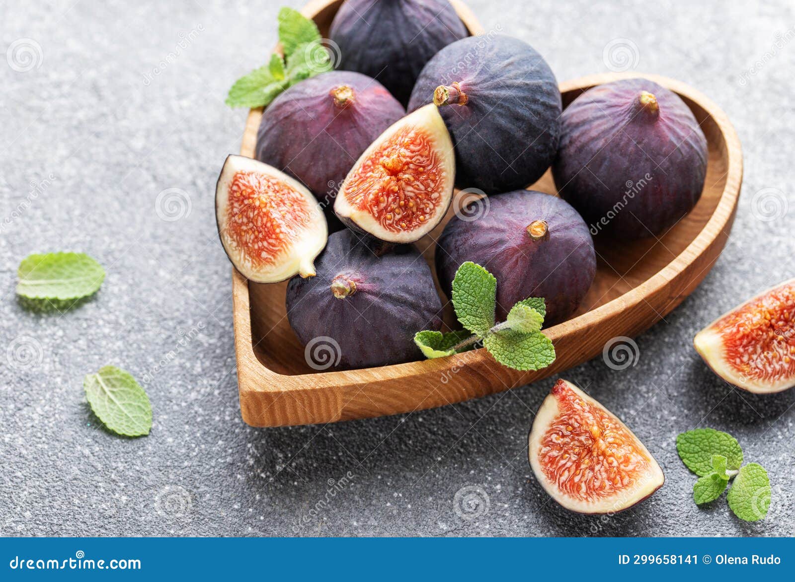 Fresh ripe figs stock image. Image of seed, tasty, vegan - 299658141