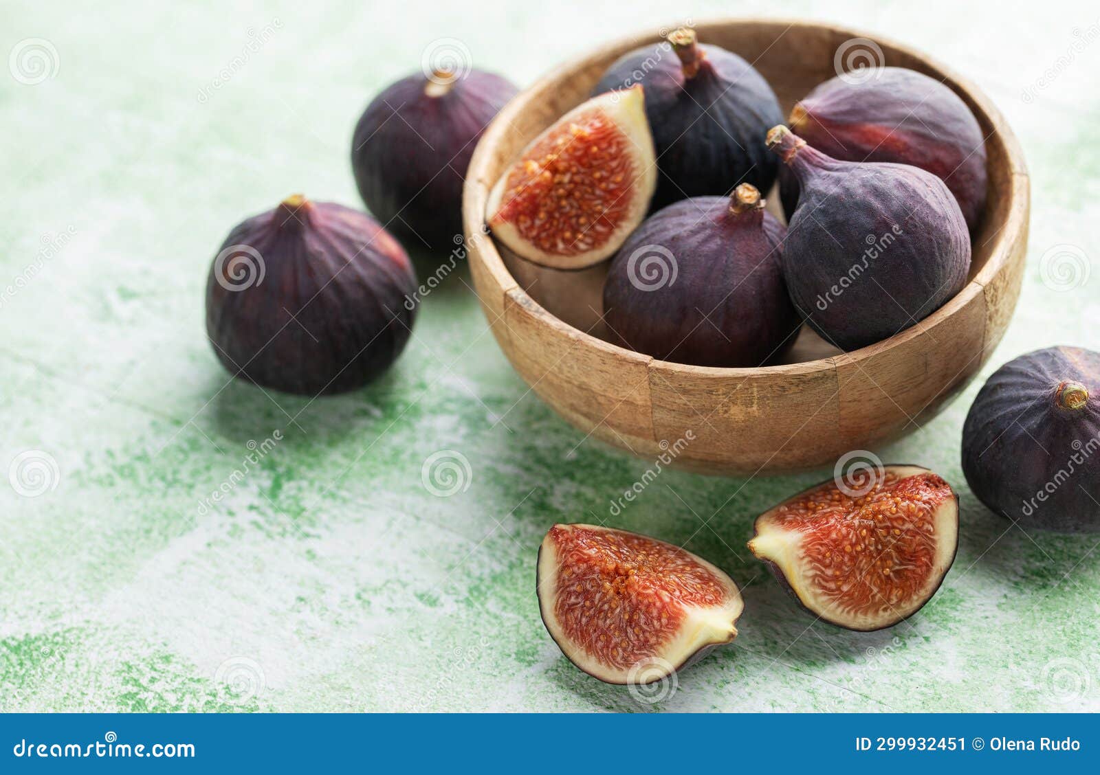 Fresh ripe figs stock image. Image of juicy, vegan, vegetarian - 299932451