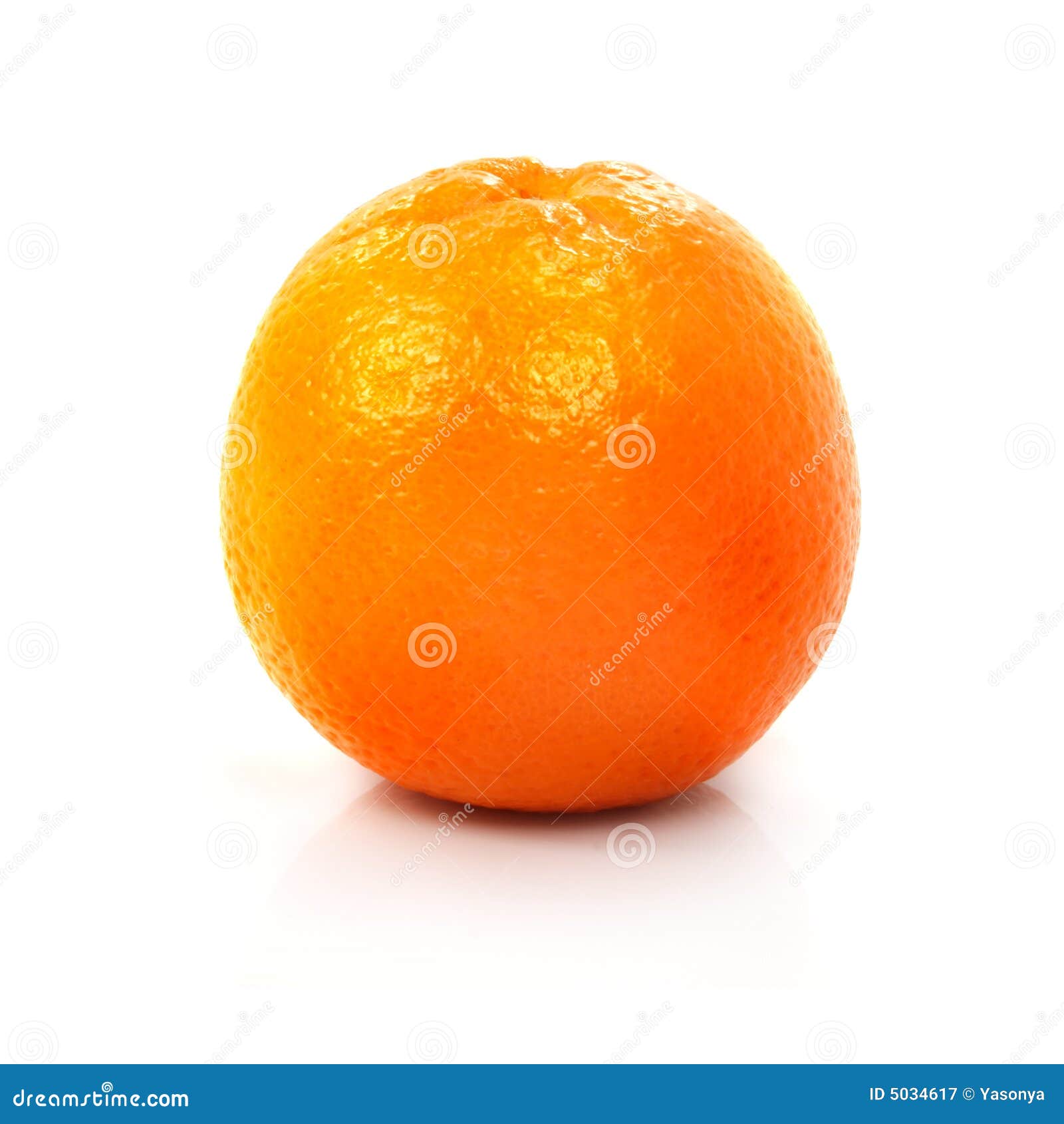 Fresh Ripe Orange Fruit Isolated on the White Stock Image - Image of ...