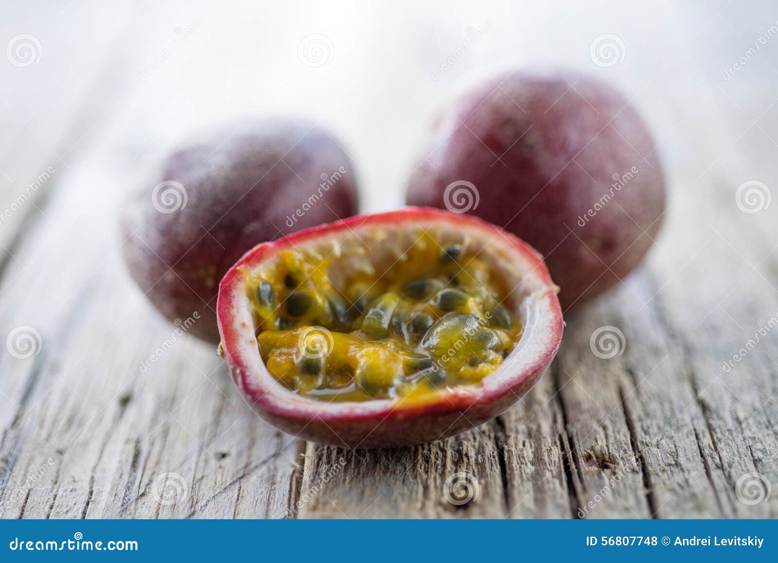 Fresh ripe passion fruit stock photo. Image of dessert - 56807748