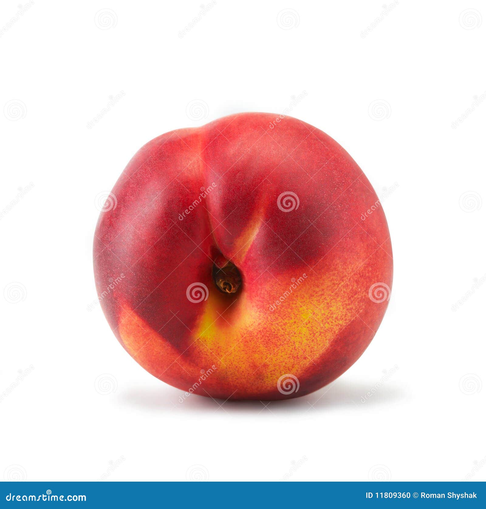Fresh ripe peach stock photo. Image of single, perfection - 11809360