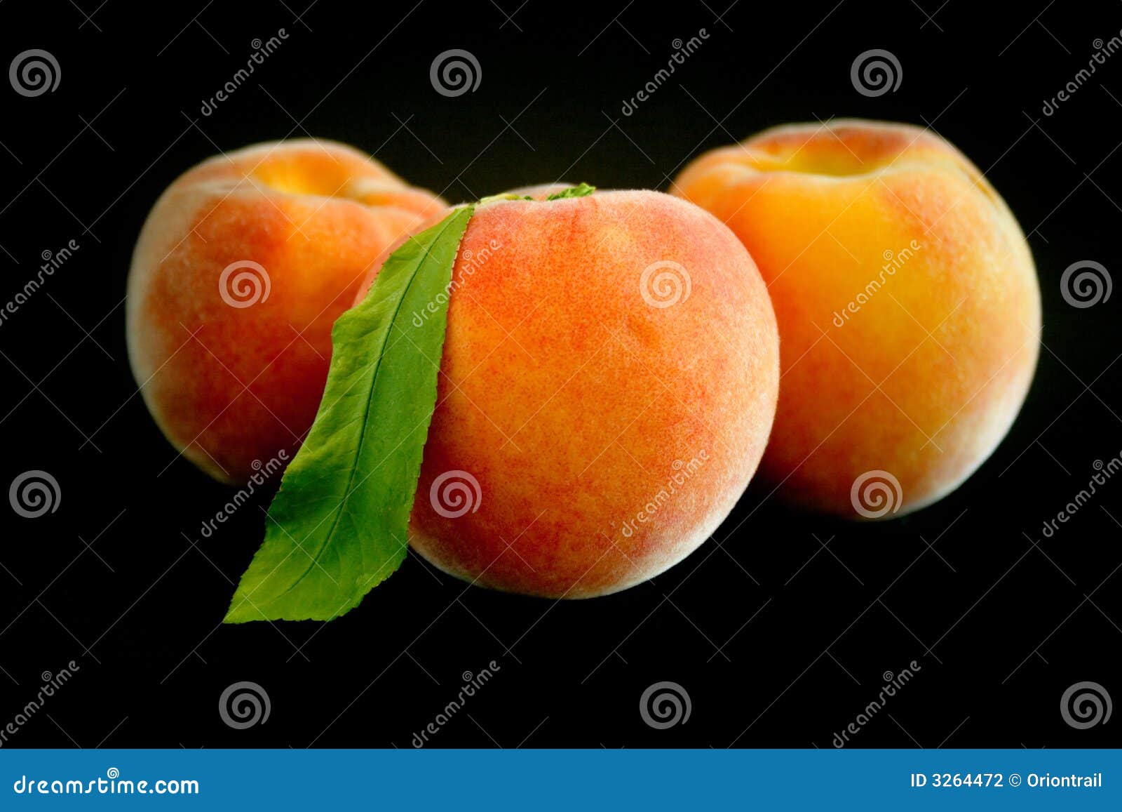 Fresh ripe peaches stock photo. Image of abstract, detail - 3264472