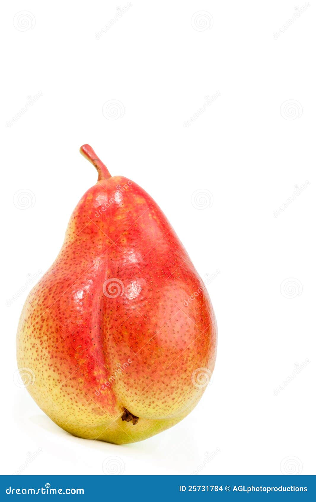 Fresh ripe pear on white stock photo. Image of nourishment - 25731784