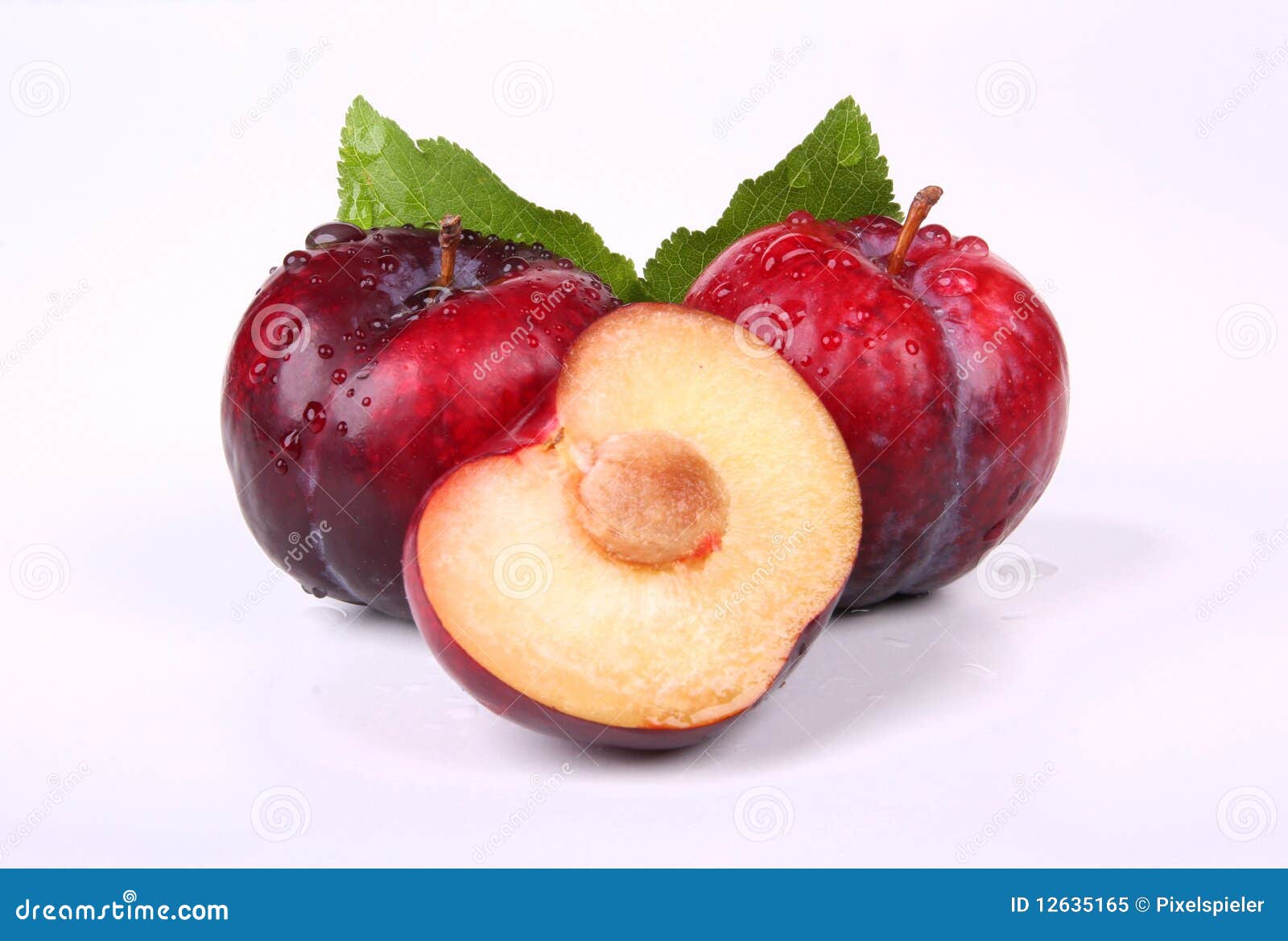 Fresh Ripe Plums stock image. Image of plums, fresh, plum - 12635165