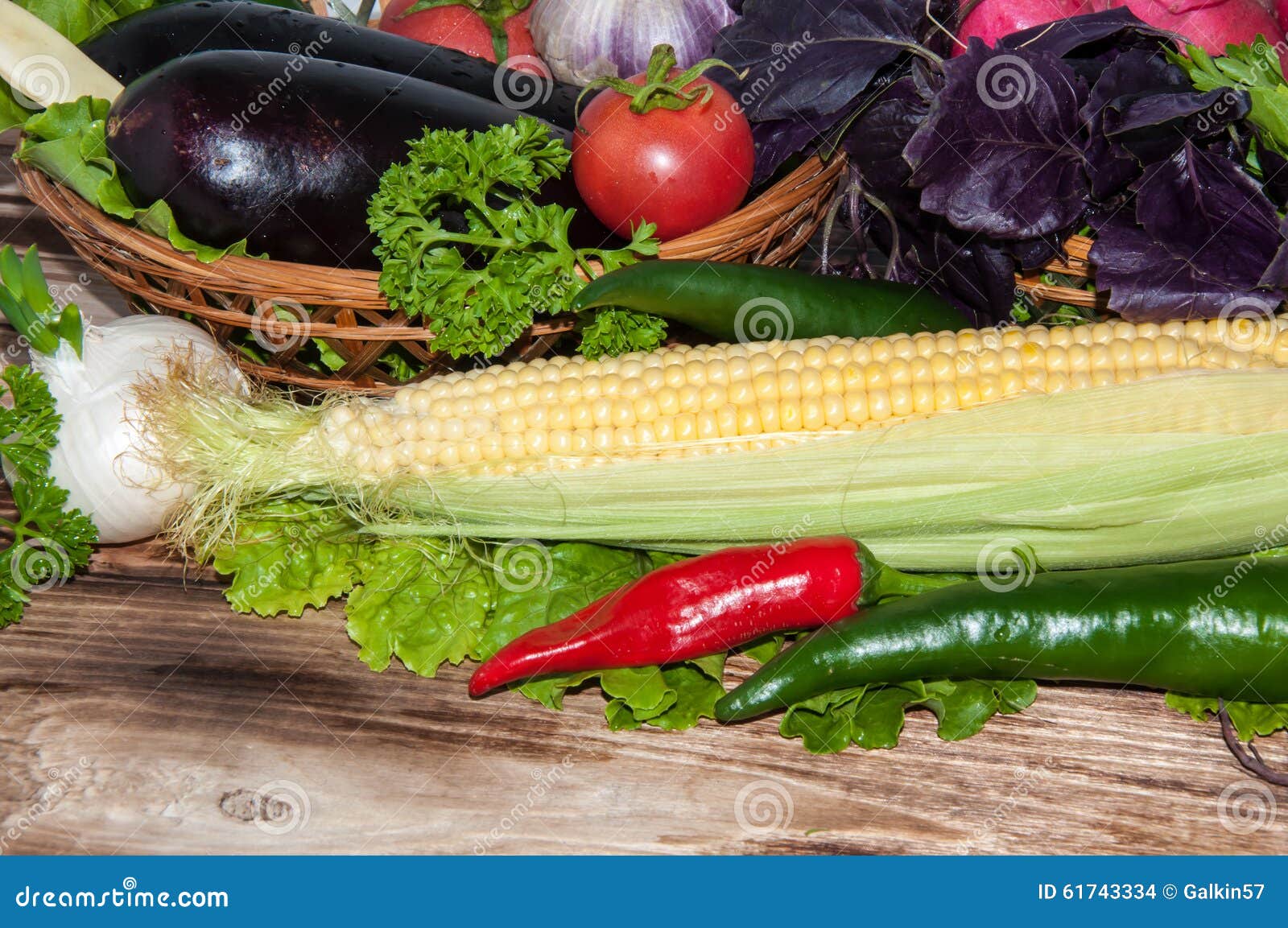 Fresh ripe vegetables stock photo. Image of natural, pile - 61743334