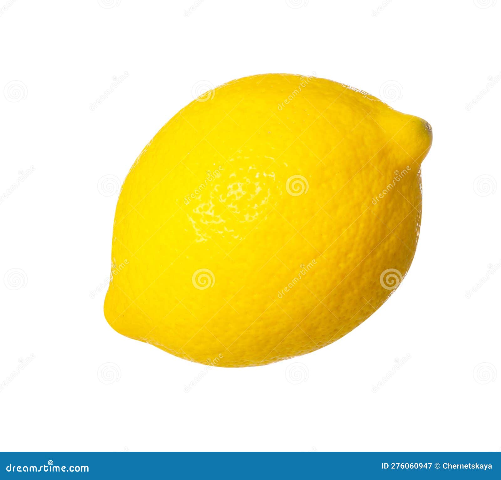 Fresh Ripe Whole Lemon Isolated on White Stock Image - Image of natural ...