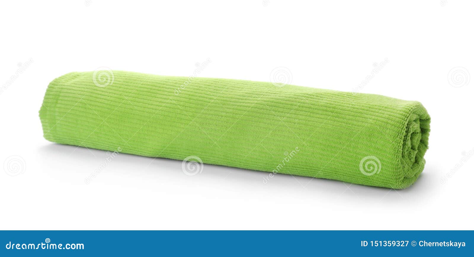 Fresh Rolled Towel. Beach Accessories Stock Image - Image of background ...