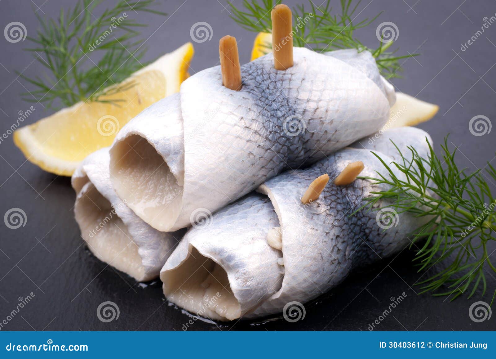 Fresh Rollmops stock photo. Image of ingredients, prepared - 30403612