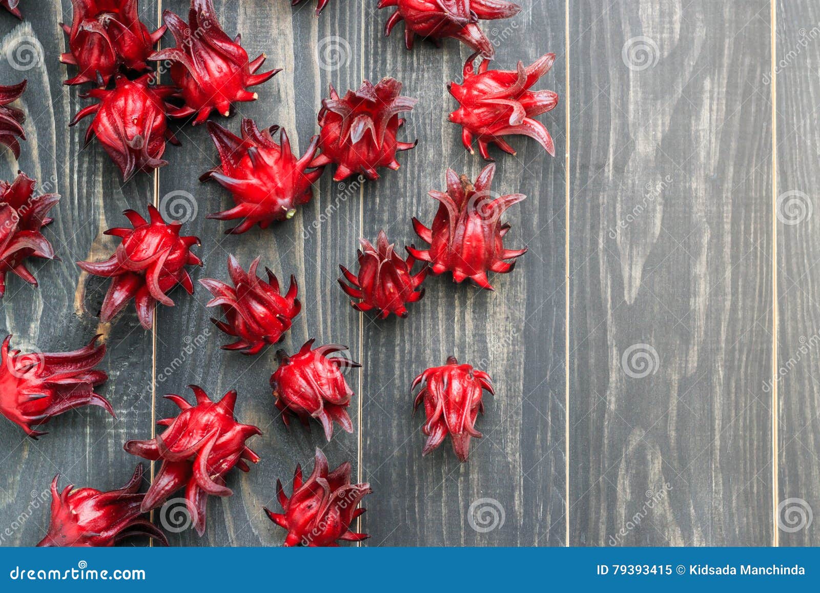 Fresh Roselle stock image. Image of leaves, garden, pile - 79393415