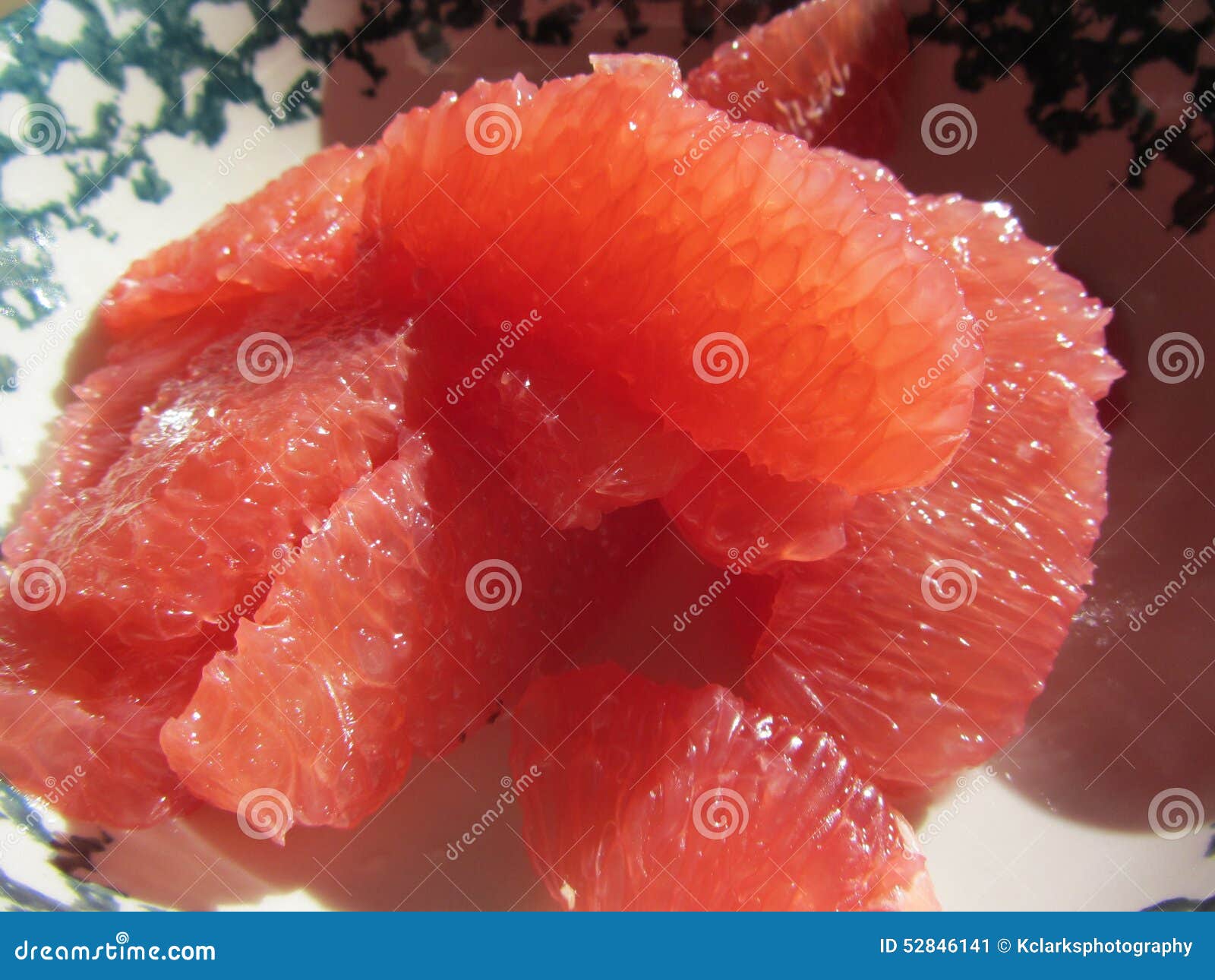 Fresh Ruby Red Grapefruit Segments Stock Image - Image of food, sweet ...