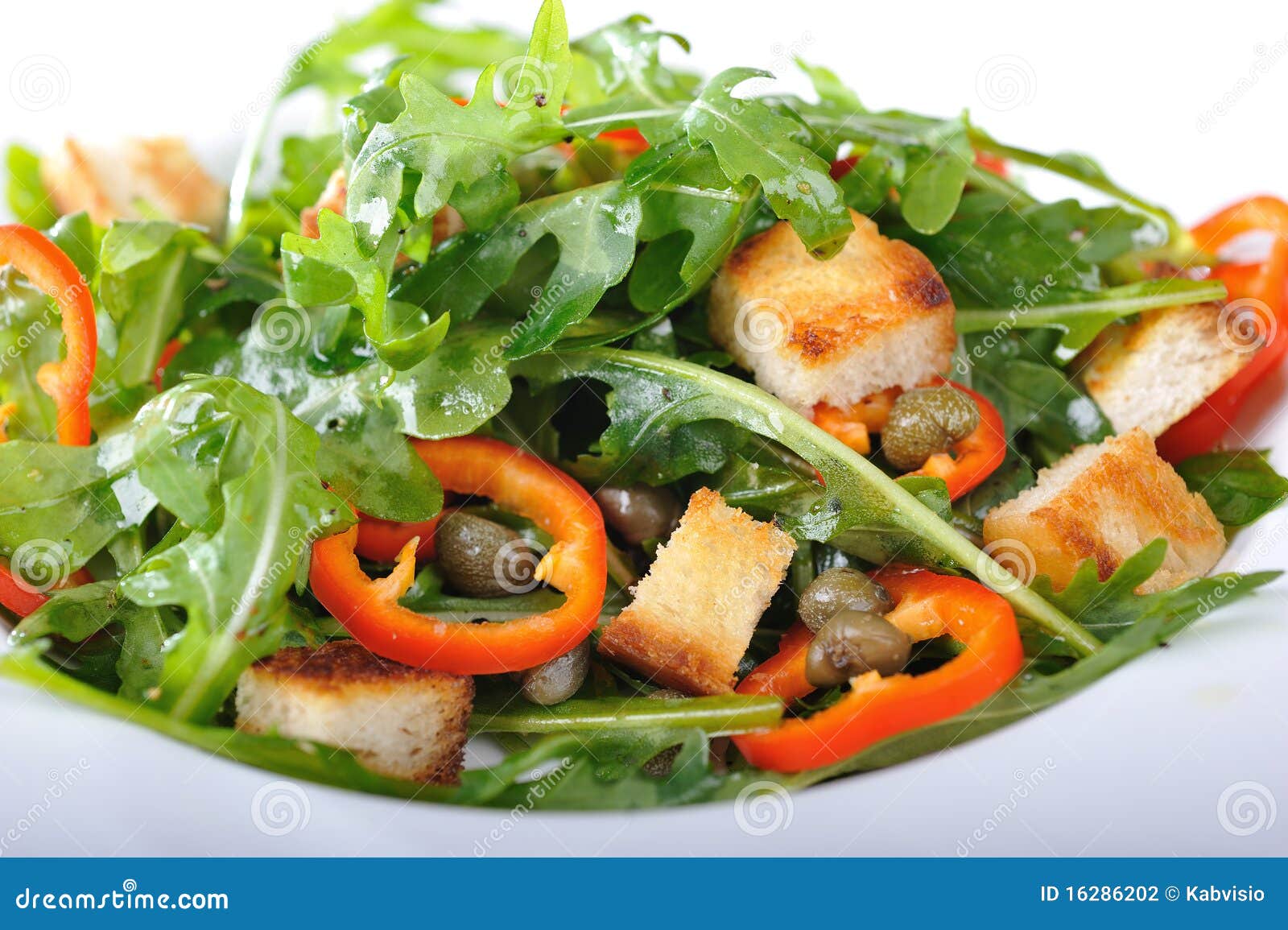 Fresh rucola salad stock photo. Image of italian, crisp - 16286202
