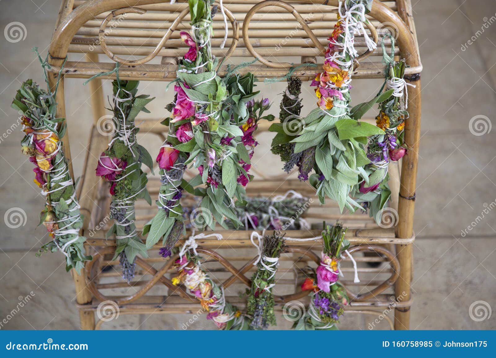 Witchcraft Sticks Symbol. Magic Occult Symbol. Totem Hanging On Tree In ...