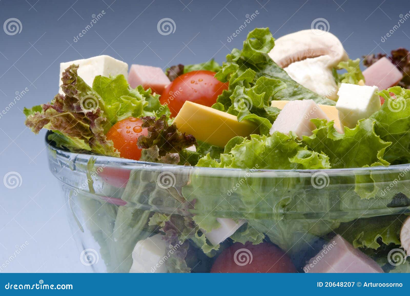 Fresh salad stock image. Image of fresh, cuisine, homemade - 20648207