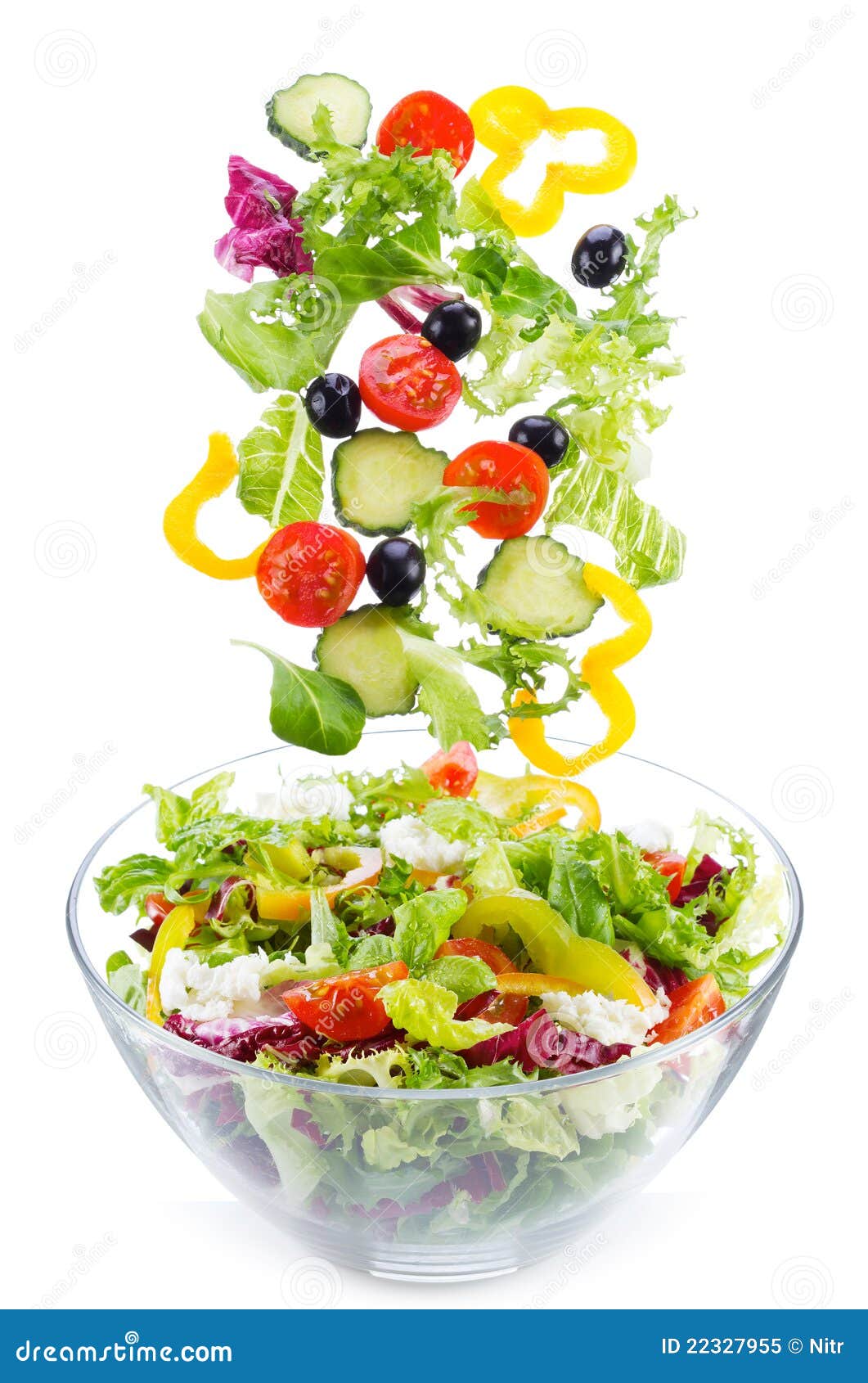 Fresh salad stock image. Image of ingredient, tomato - 22327955