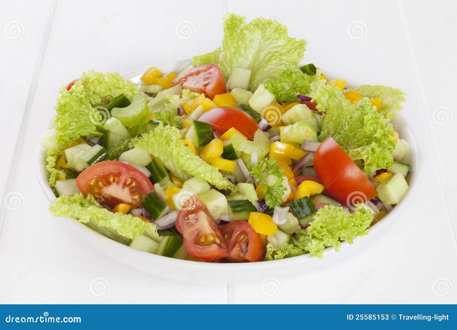 Fresh Salad stock image. Image of celery, food, salad - 25585153