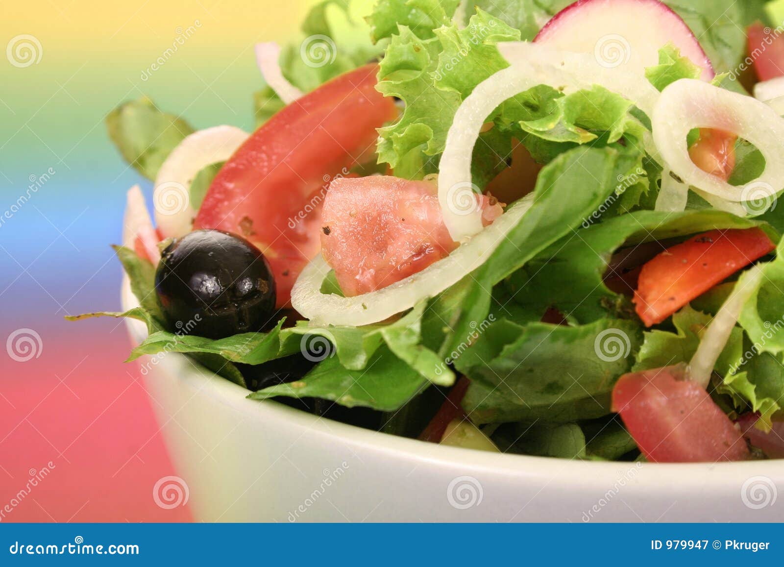 Fresh salad stock image. Image of appetizing, salad, lunch - 979947