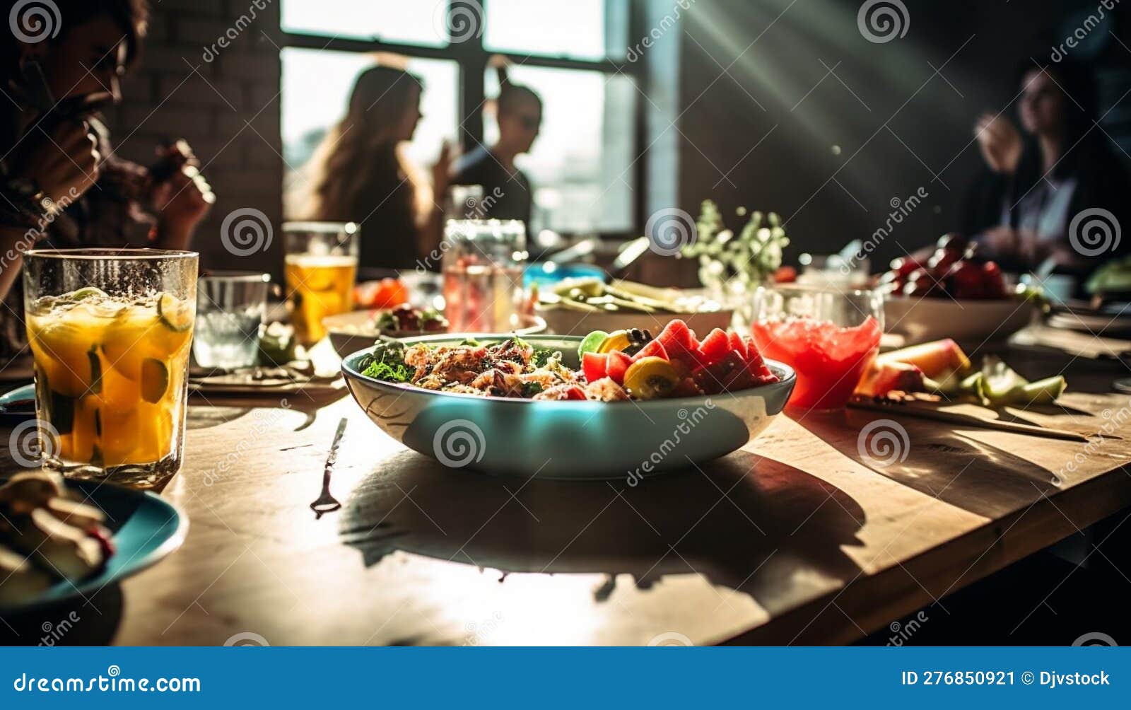 Fresh Salad, Organic Veggies, Summer Refreshment, Gourmet Enjoyment ...