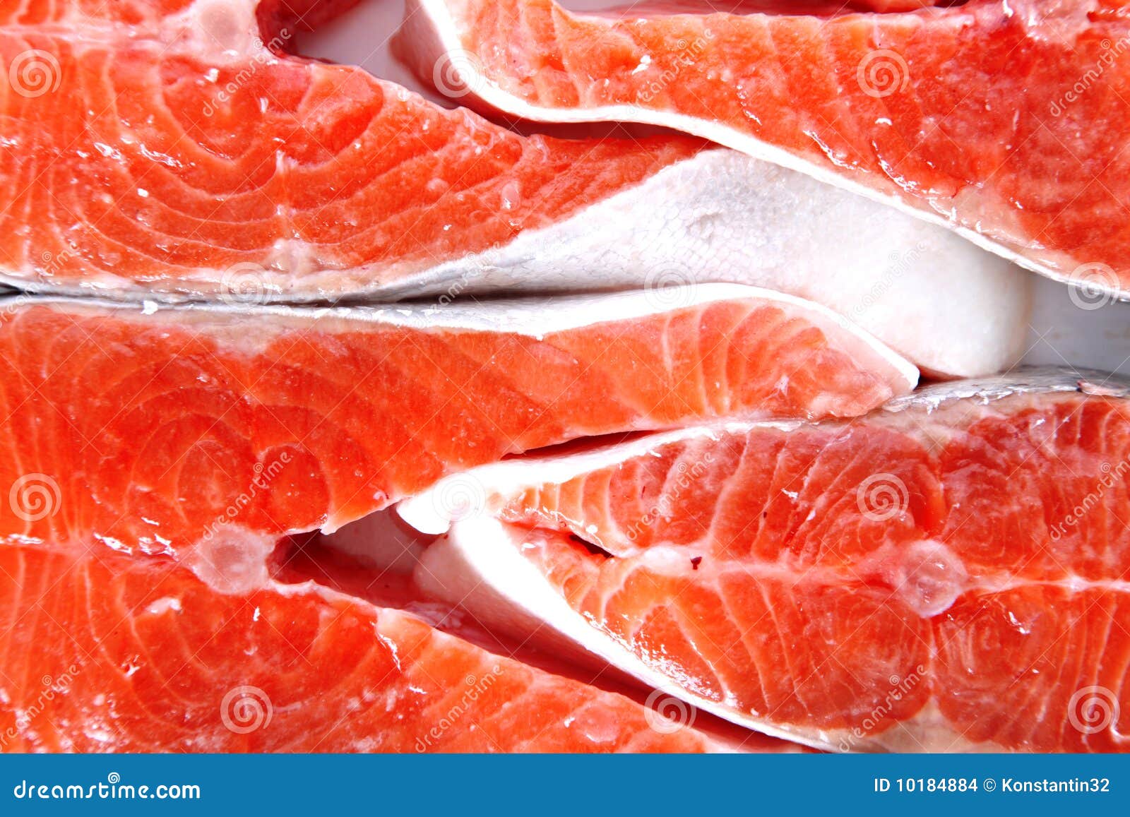 Fresh salmon stock photo. Image of section, gourmet, preparation - 10184884